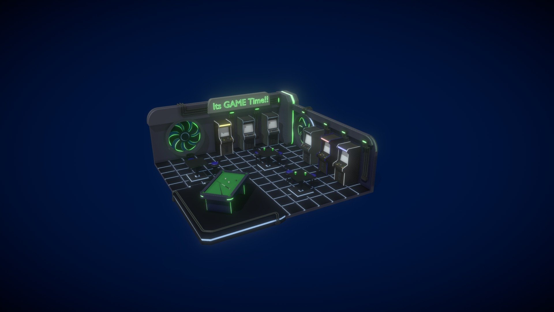 Arcade-Room-SF - 3D model by Santiago Andrade (@S.Andrade) [5f00909 ...