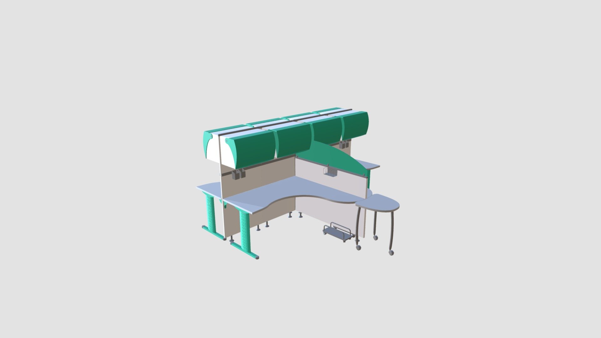 office desk - Buy Royalty Free 3D model by Evermotion [5f0109f ...