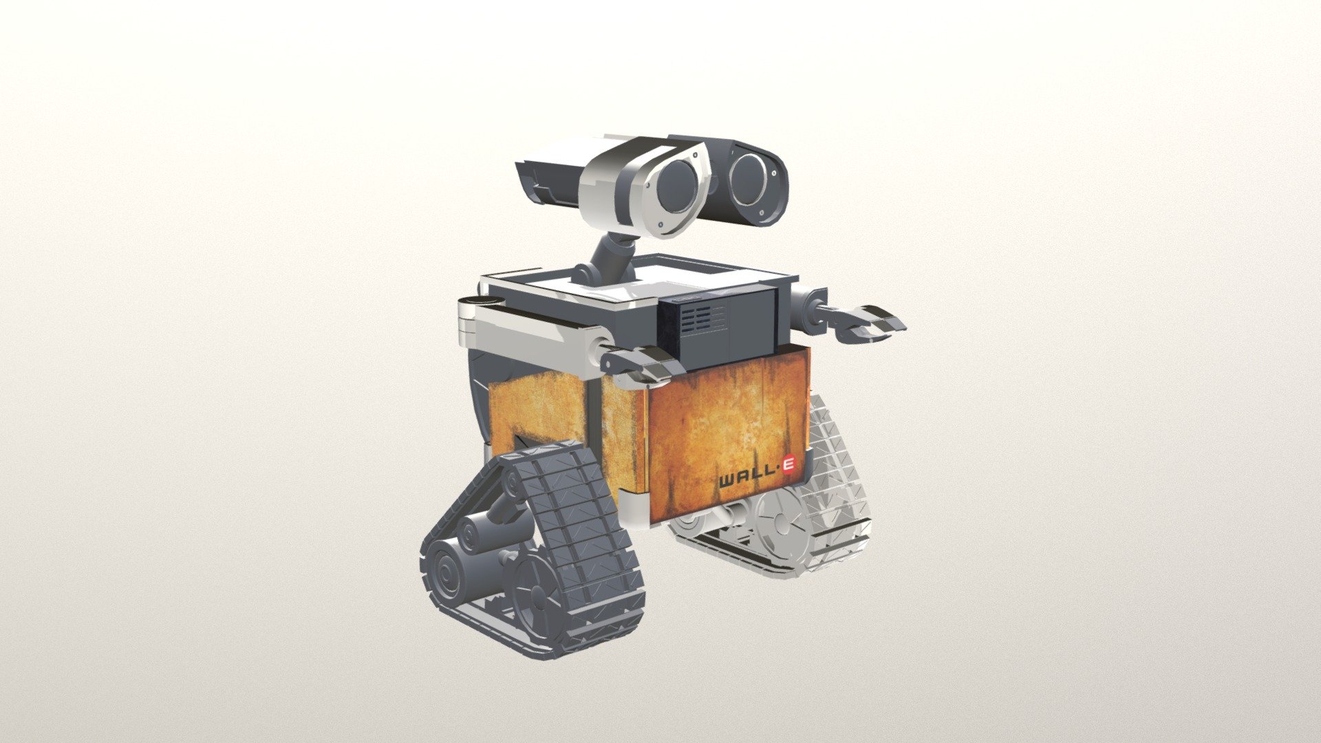 Wall E the robot - 3D model by Jeyaaprakash [5f012a3] - Sketchfab