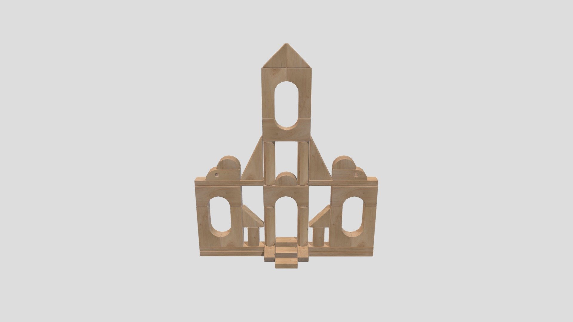 Advanced Unit Block Castle - Download Free 3D model by smockash ...