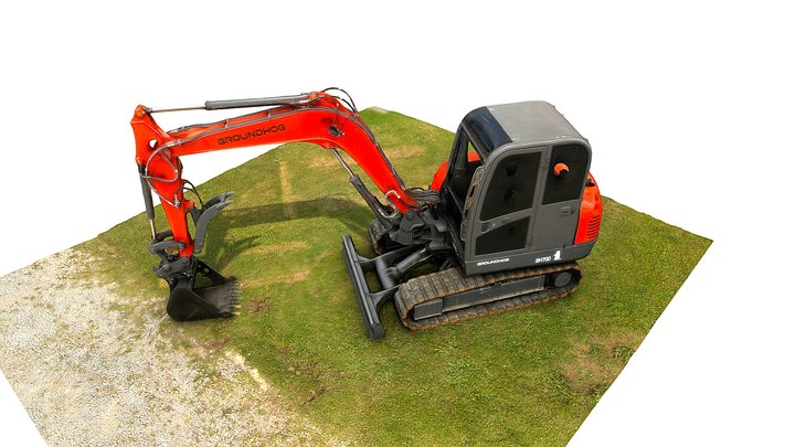 Backhoe 3D models - Sketchfab