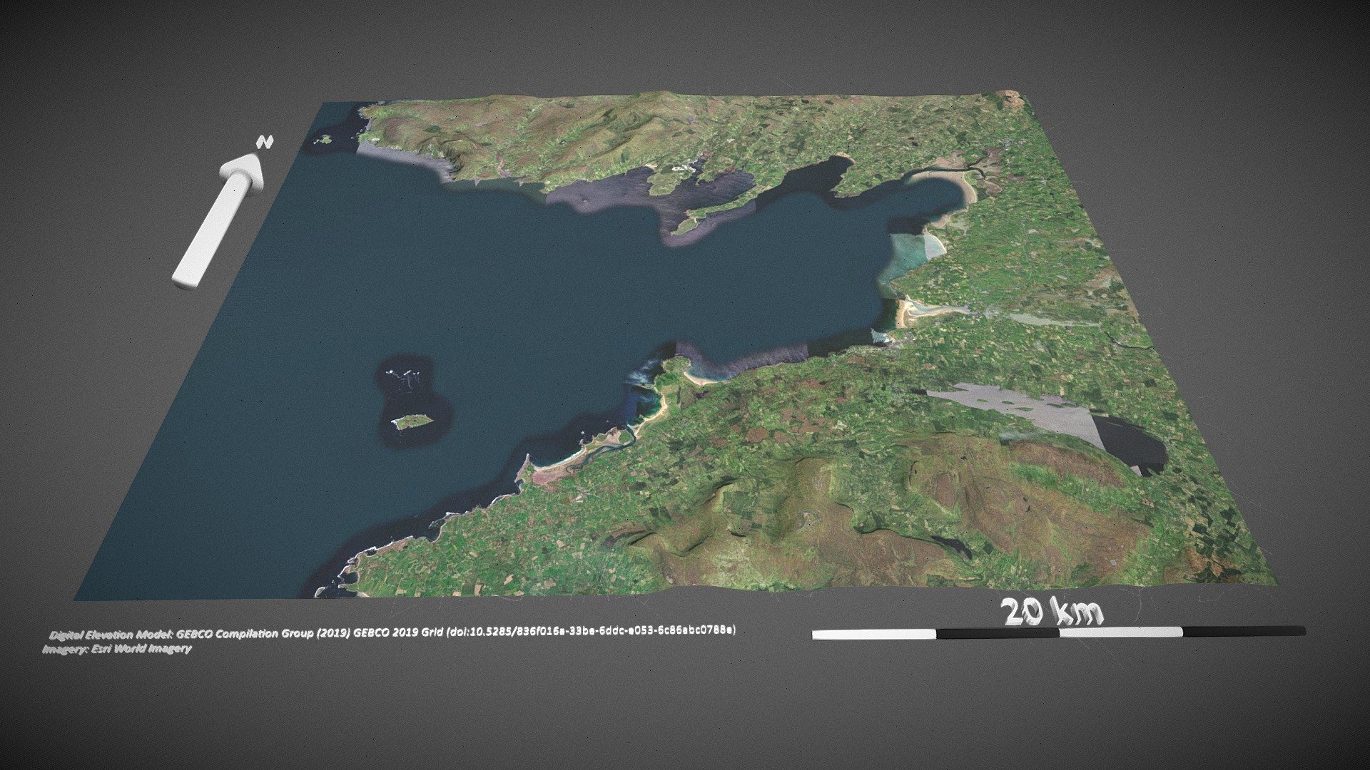 Donegal Bay, NW Ireland - Download Free 3D model by Carraig Nua ...