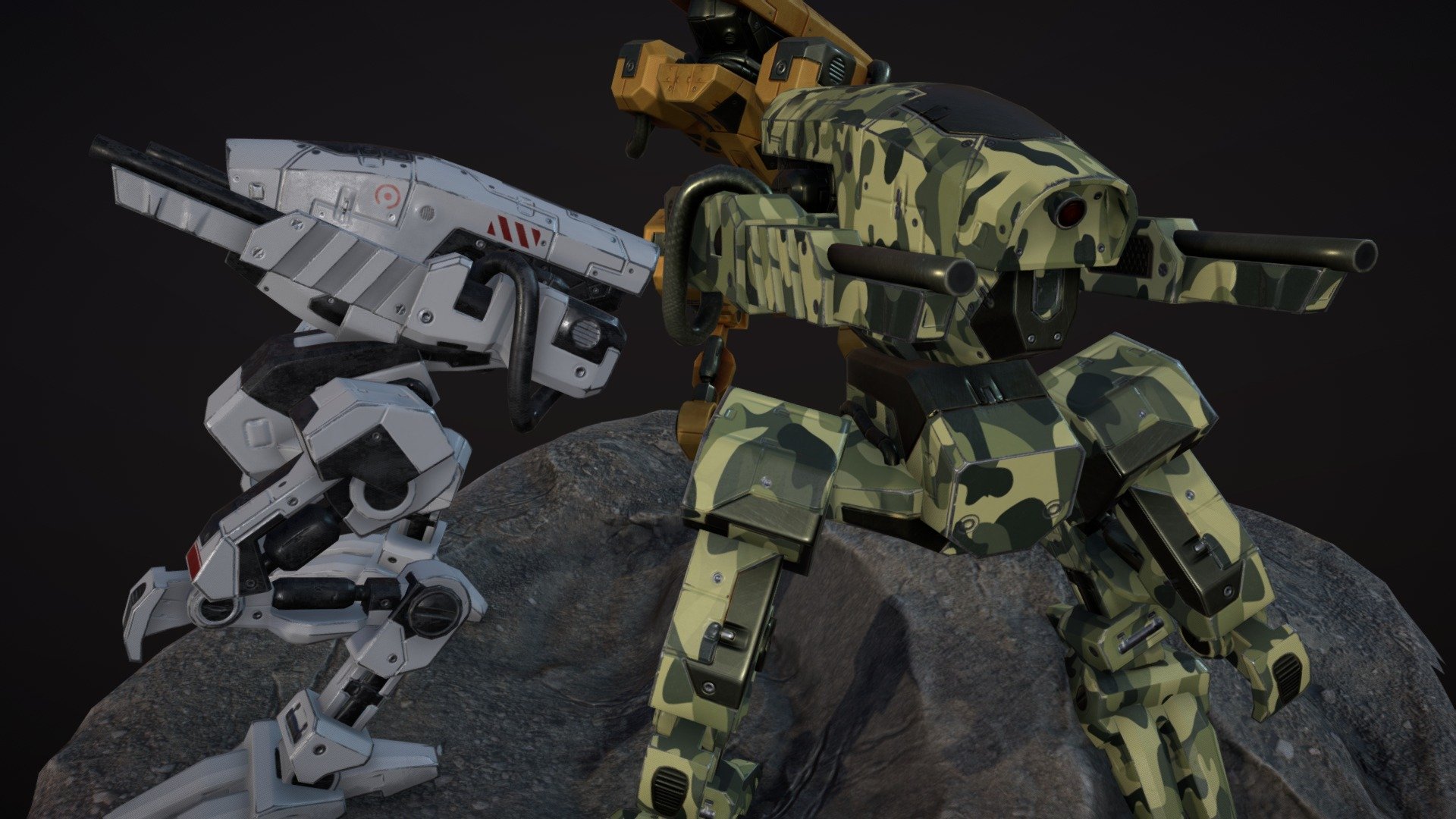 Robot 3 - 3D model by SL (@low.3d) [5f02d14] - Sketchfab
