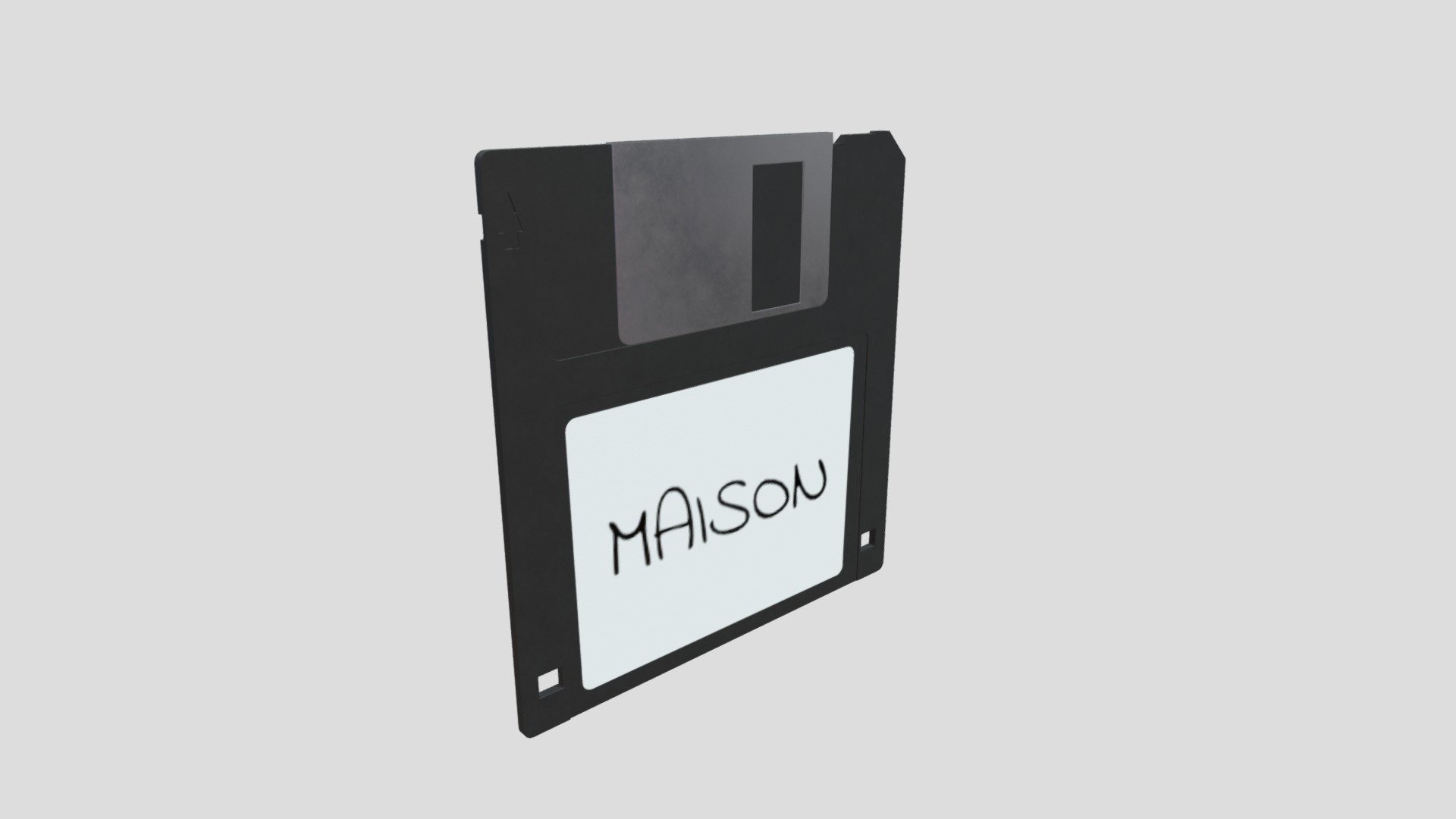 Disquette - 3D model by laurent.brunel27 [5f02fcc] - Sketchfab