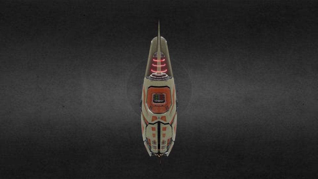 Alien Capital Ship - 3D model by RailgunGame [5f03d9e] - Sketchfab