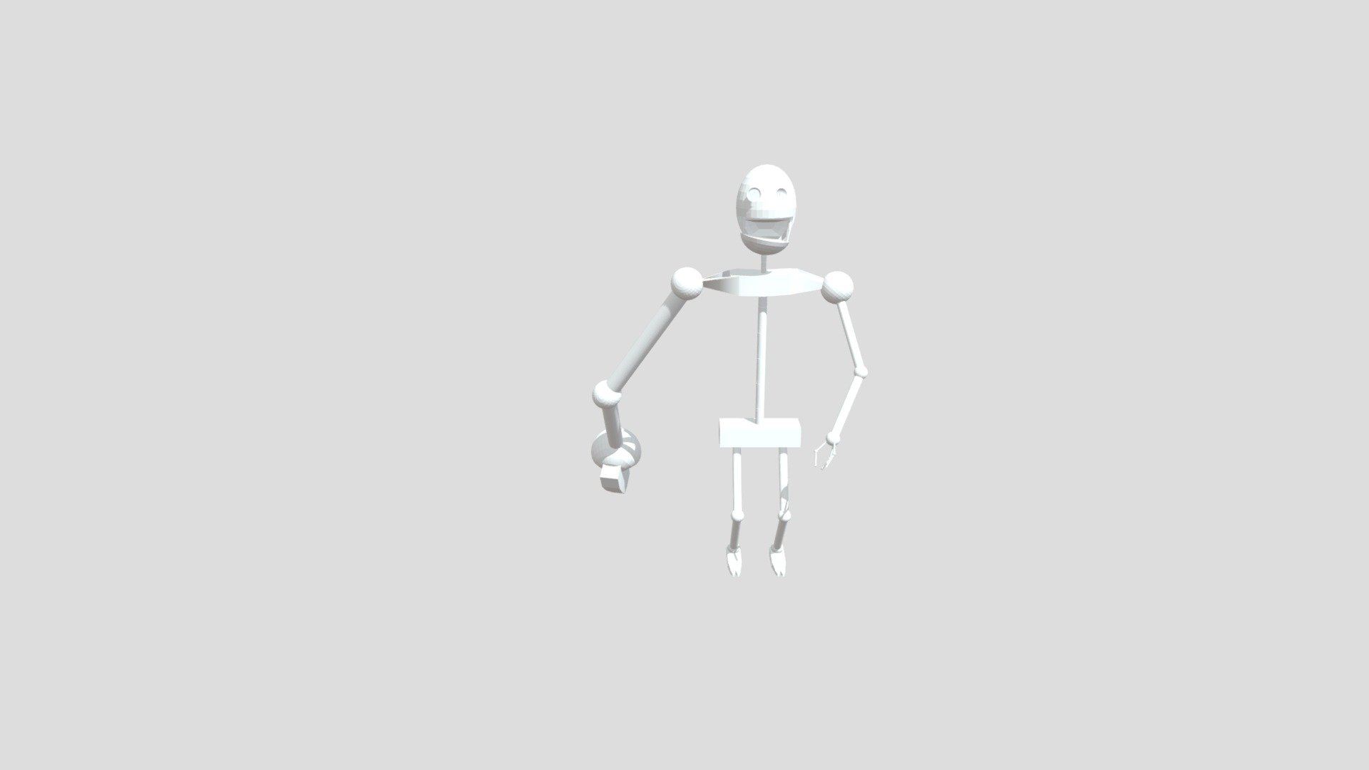 robot Skeleton with claw - Download Free 3D model by Ava Hodge ...