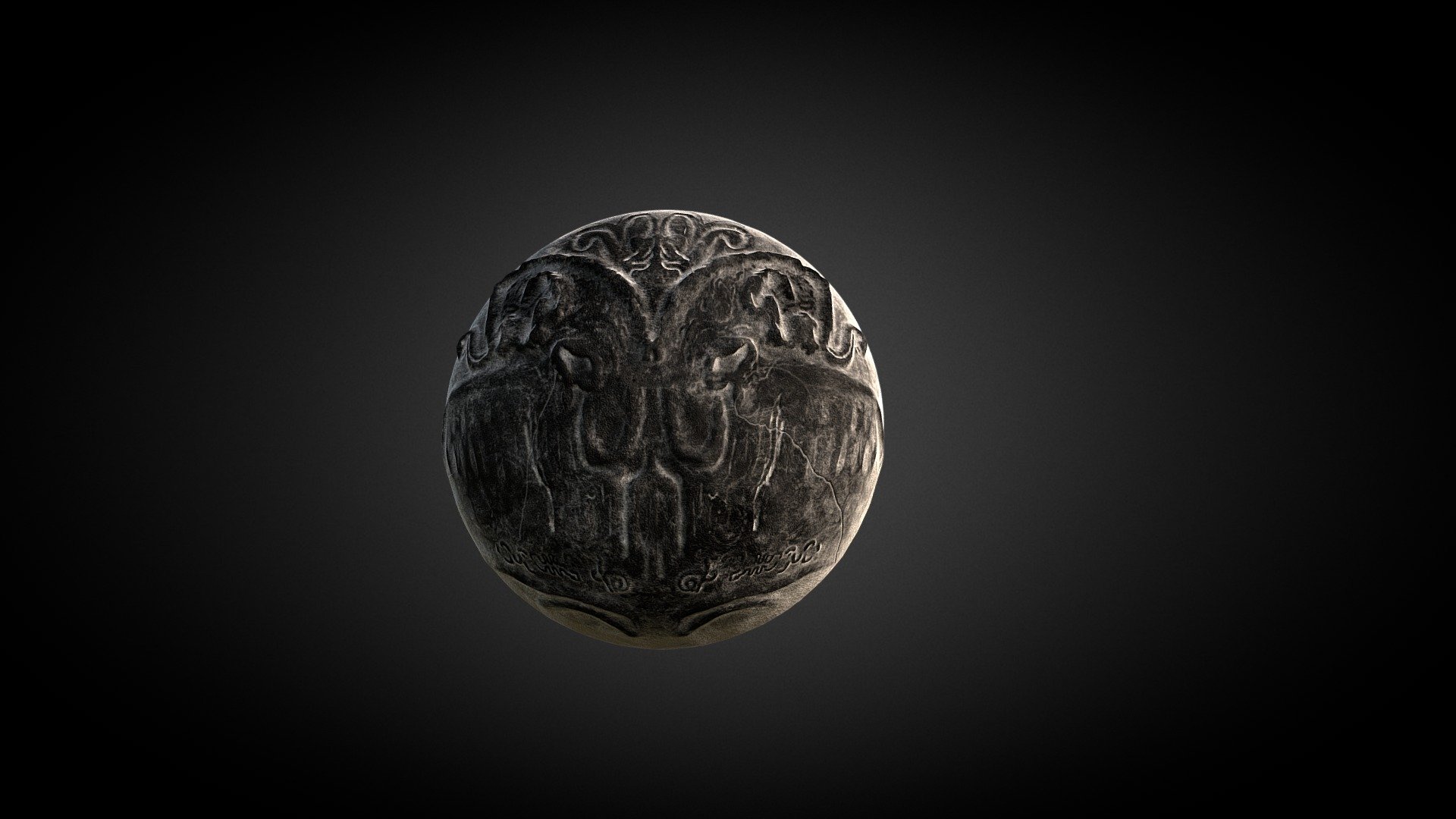 stone statues of evil praying - 3D model by qanx [5f06be9] - Sketchfab