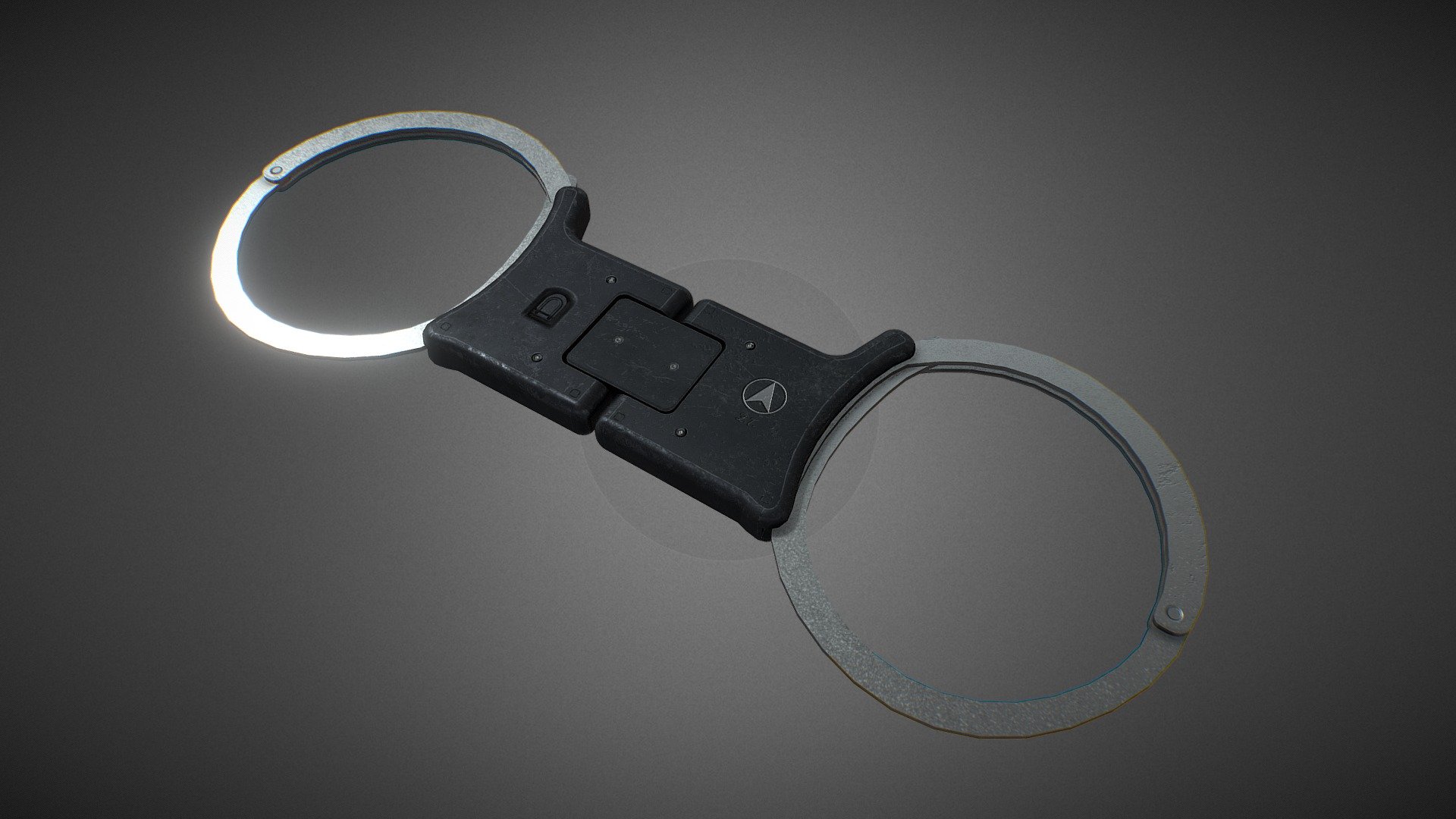 Rigid folding handcuffs - 3D model by zombitt [5f07b6b] - Sketchfab
