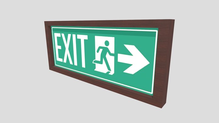 Exit 3D models - Sketchfab