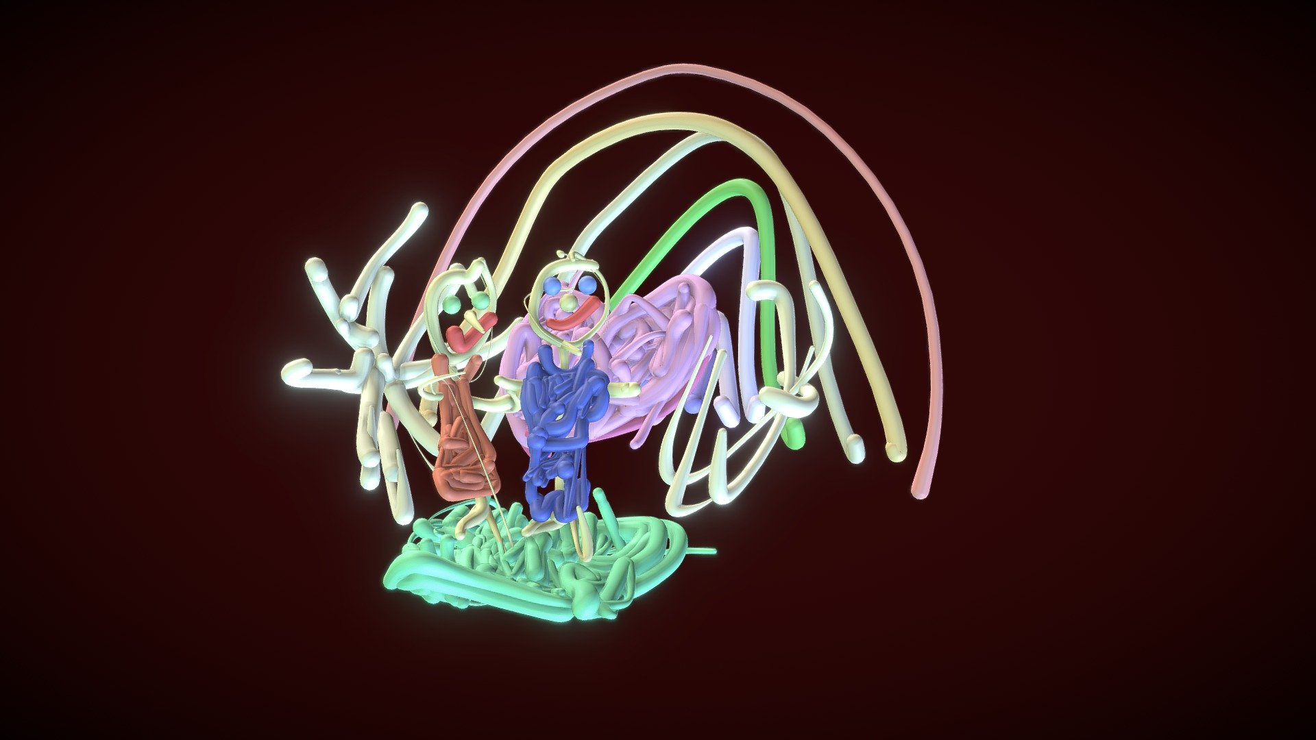 Ivy Rainbow - 3D model by McFry [5f08c35] - Sketchfab