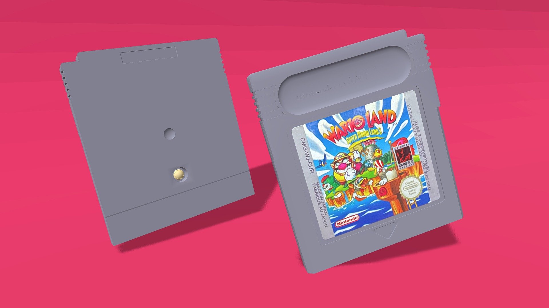 GameBoy Cartridge - Download Free 3D model by Let's Do 3D (@LetsDo3D ...