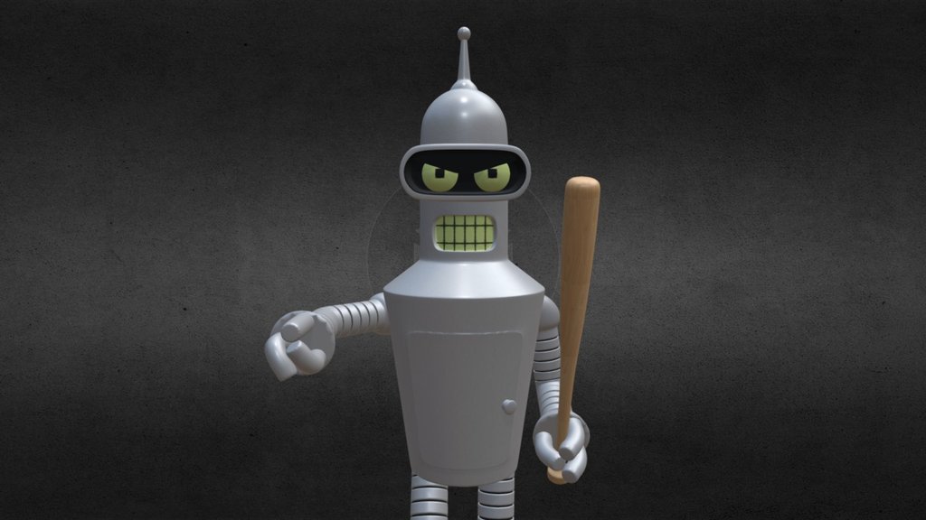 Bender Fan Art - 3D model by BBraz [5f09c9b] - Sketchfab