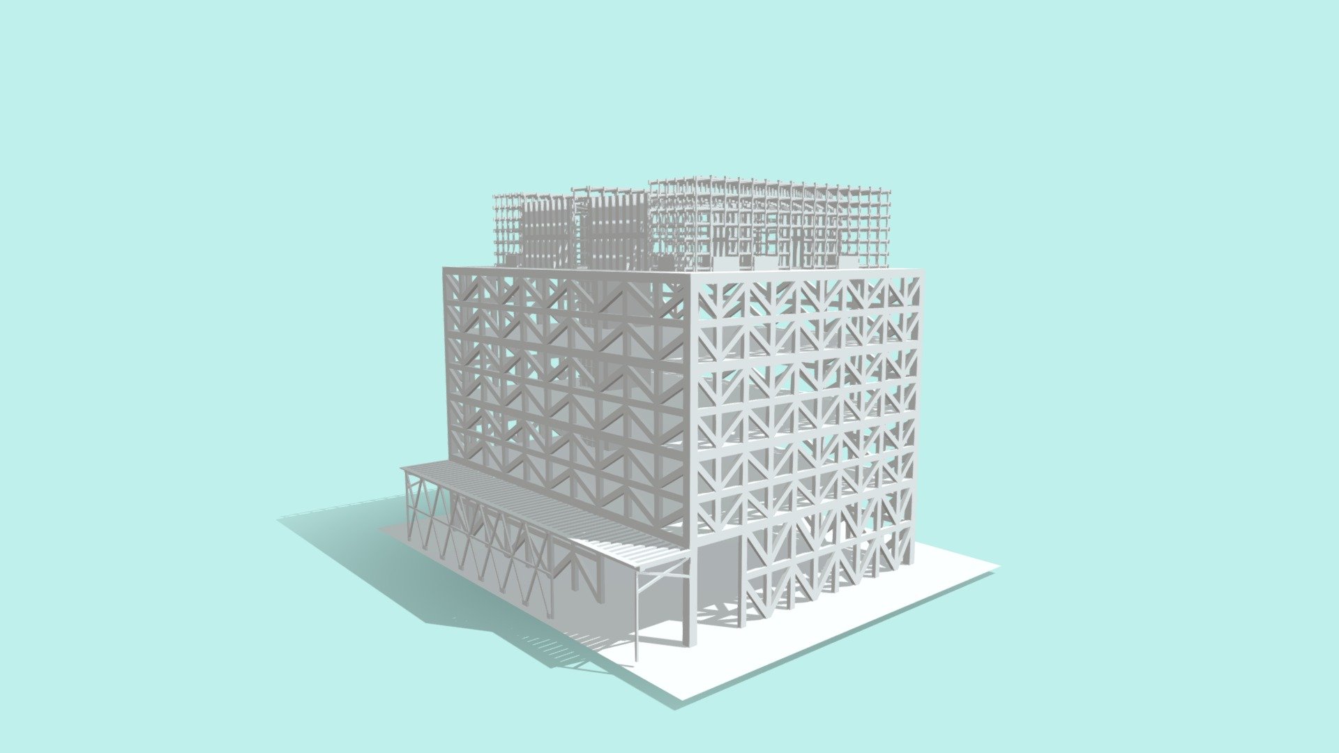 Concept - Scaffolding (Model 1) - Download Free 3D model by trevor.rfc ...