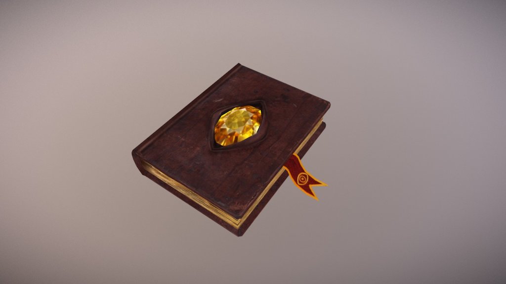 Spell Book - 3D model by Rachel Cutts (@RayChii) [5f0c33c] - Sketchfab