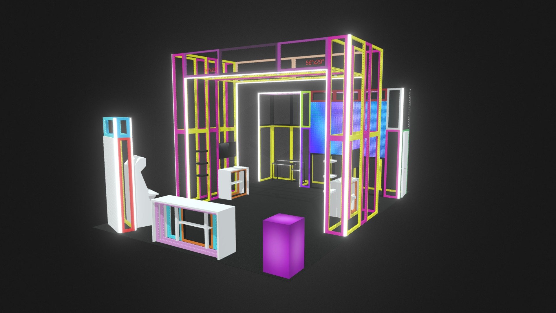 Nacon 20x30 EVO 2025 Frame - Download Free 3D model by EP (@ExhibitP ...