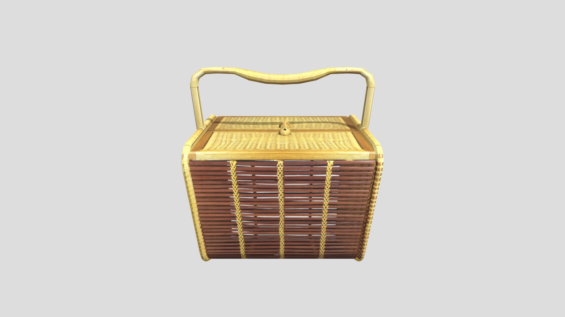 kraf-rotan-ishak-picnic-basket - 3D model by Jian.Carlo.Tablizo ...