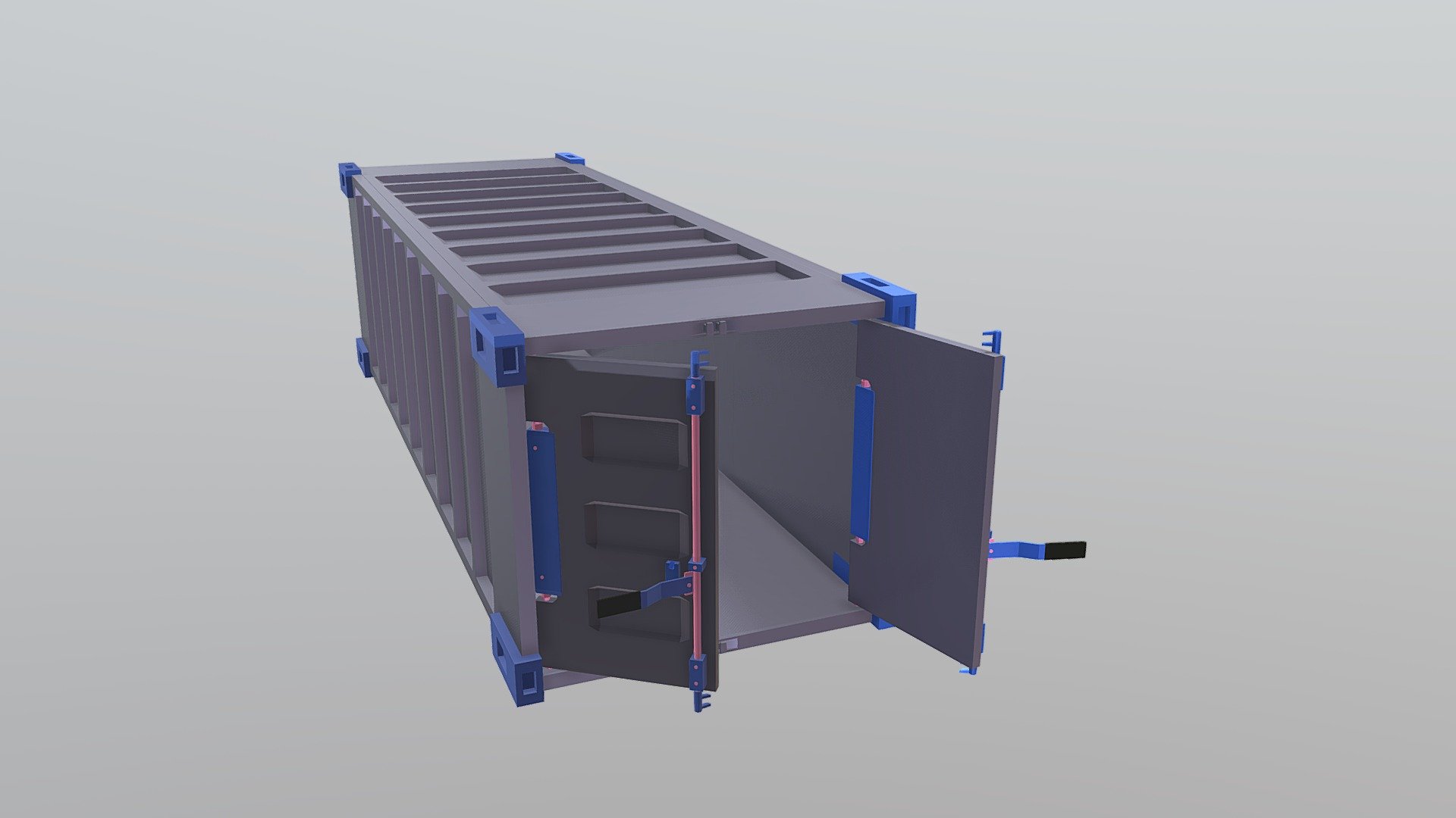 Shipping Container - Download Free 3D model by sheamkennedy [5f0df80 ...