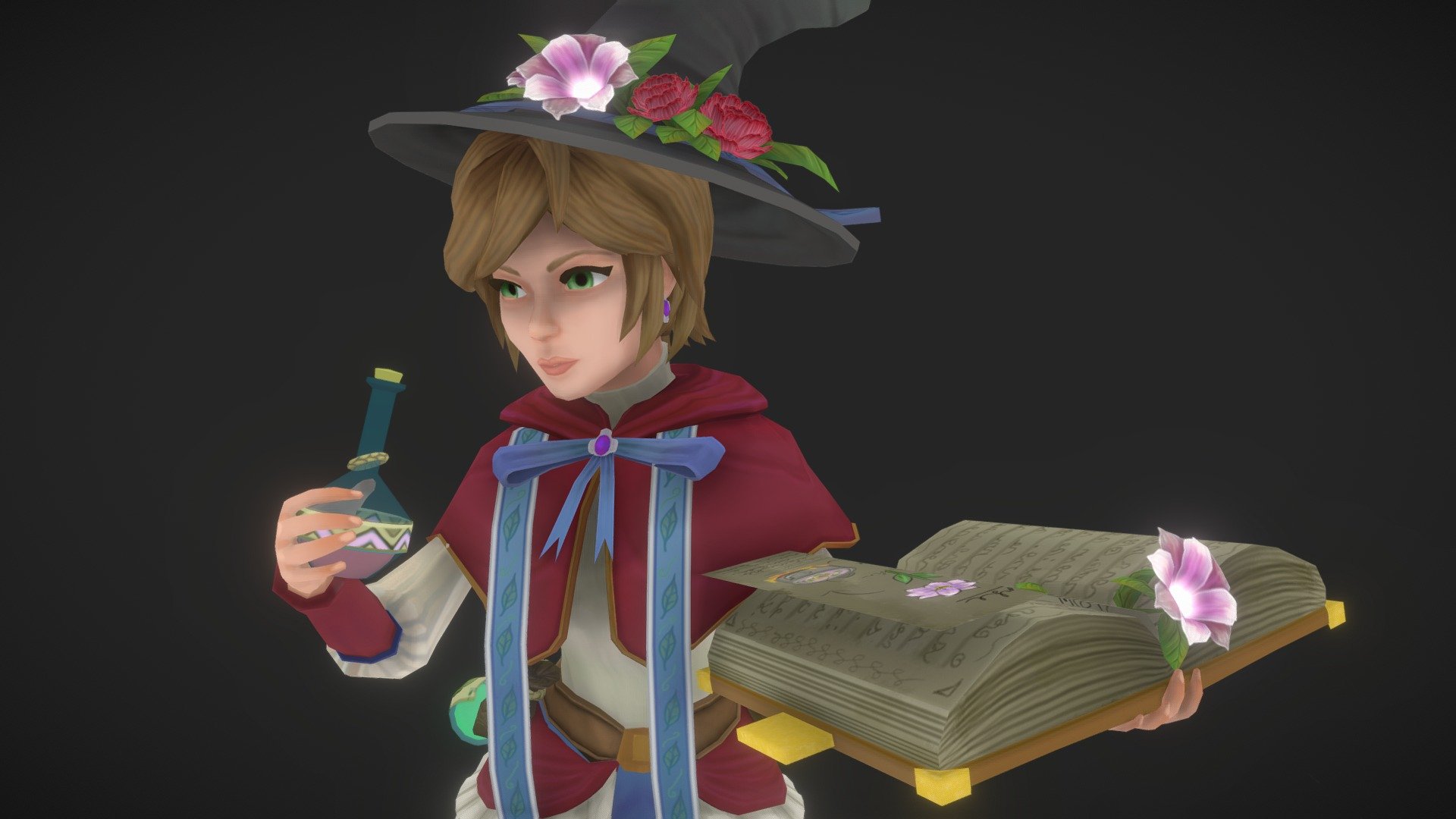 Happy Alchemist - 3D model by Ann Helen (@annlor) [5f10cd7] - Sketchfab