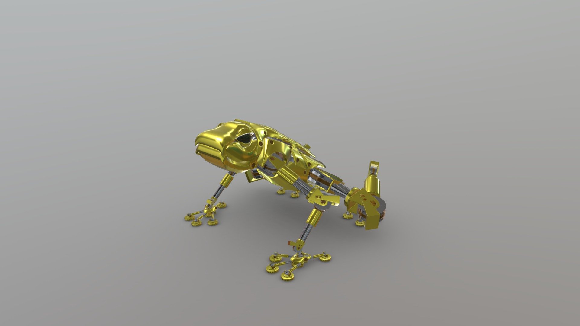 Robotic Frog (FR-09) - 3D model by Grant_Johnson [5f11212] - Sketchfab