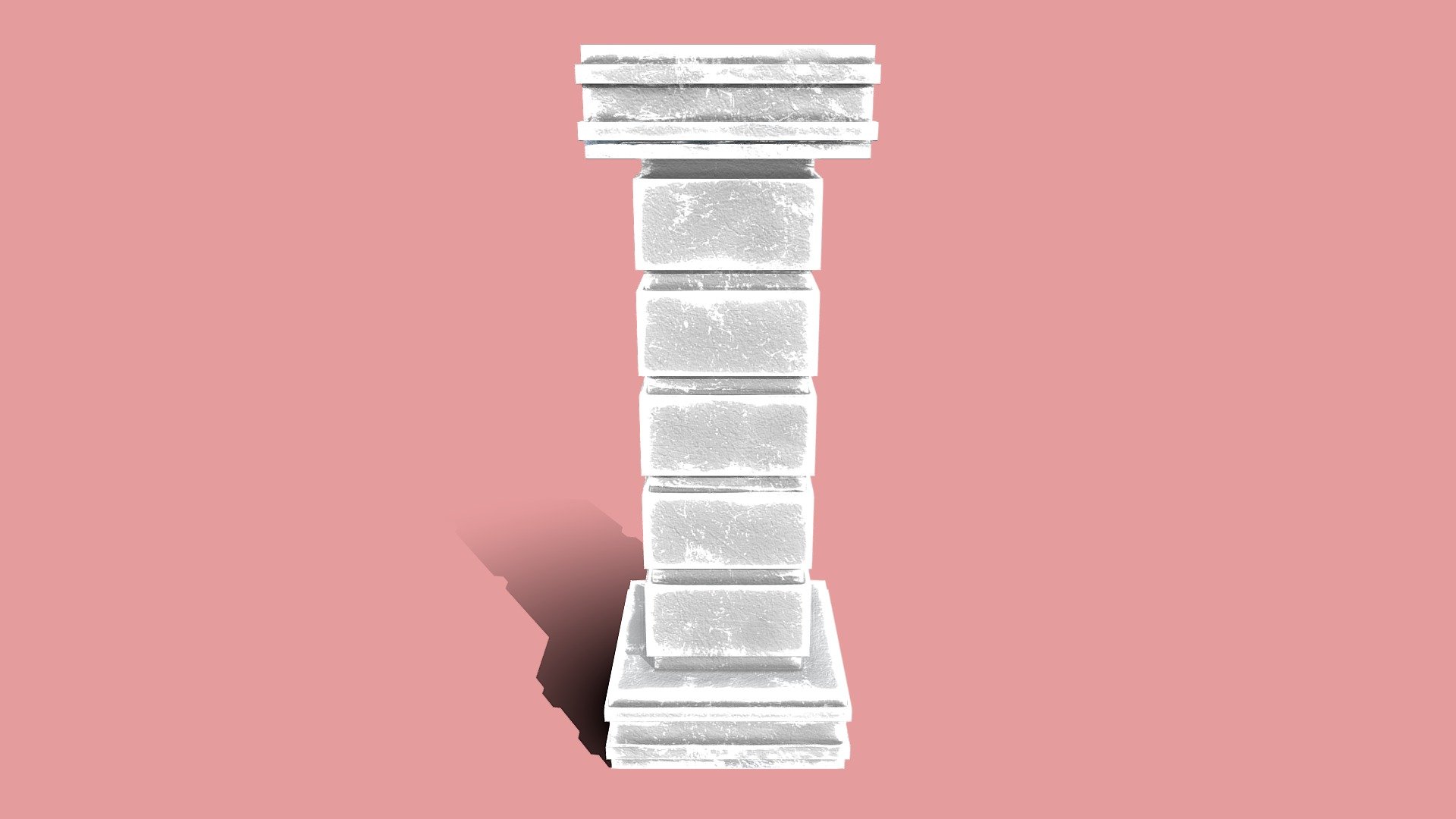 Pillar Low - 3D model by ArronShaw [5f12141] - Sketchfab
