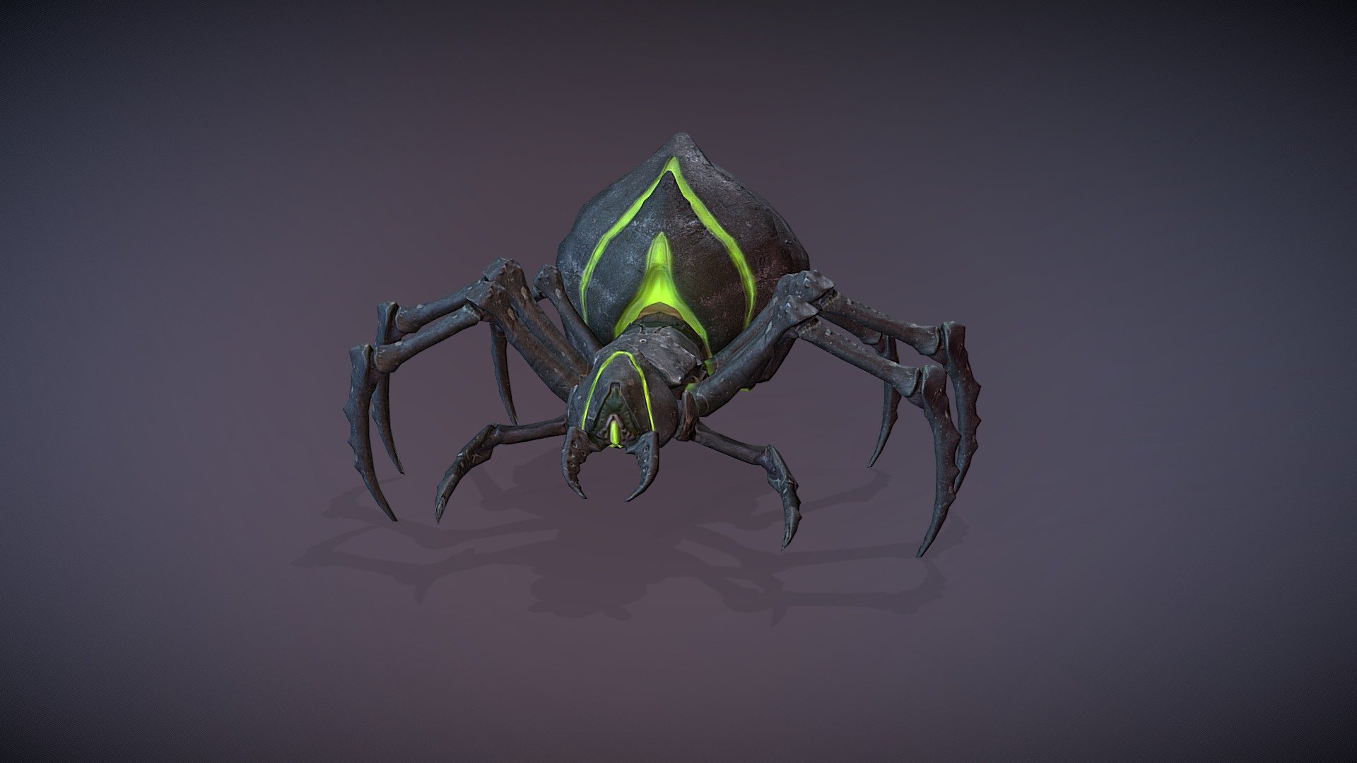 Monsters - Alien Spider - 3D model by polygonmaker [5f15248] - Sketchfab