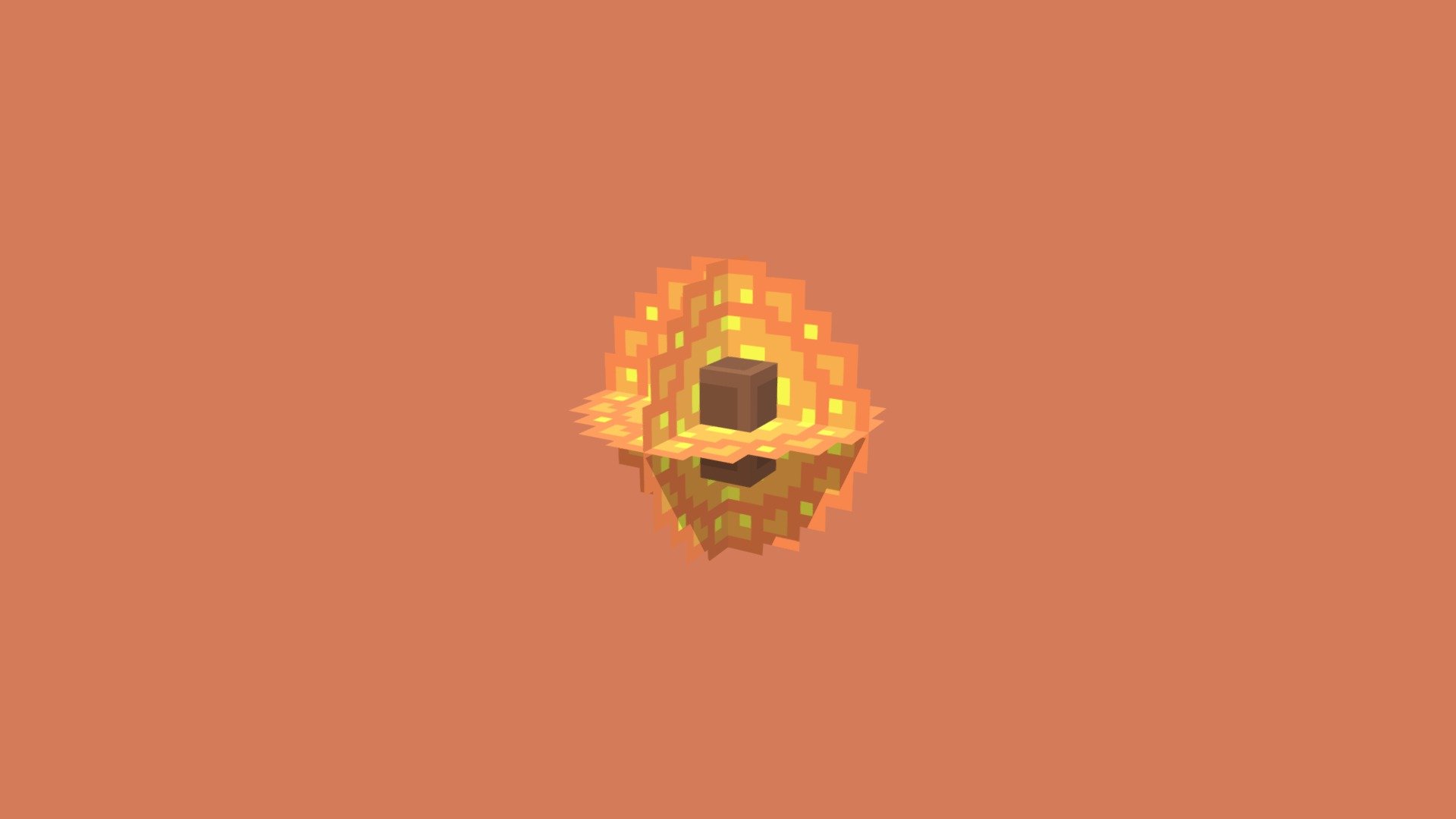 Flaming Rock - 3D model by pikamon025 [5f154db] - Sketchfab