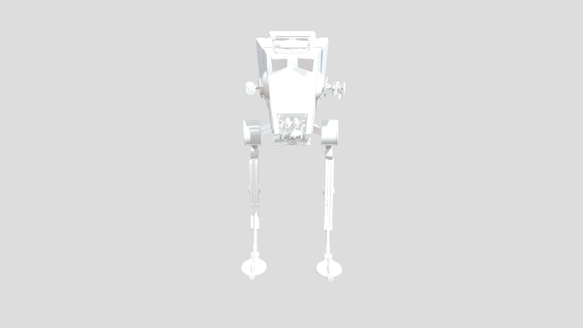 AT-ST Model - 3D model by DavidVal [5f1651b] - Sketchfab