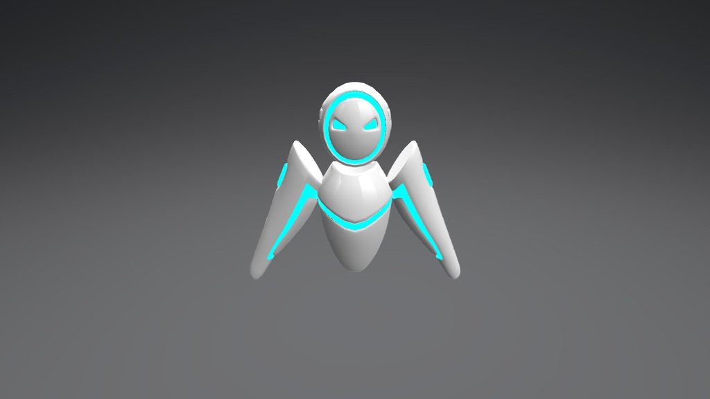 Robot logo - 3D model by Raykaten [5f167c6] - Sketchfab