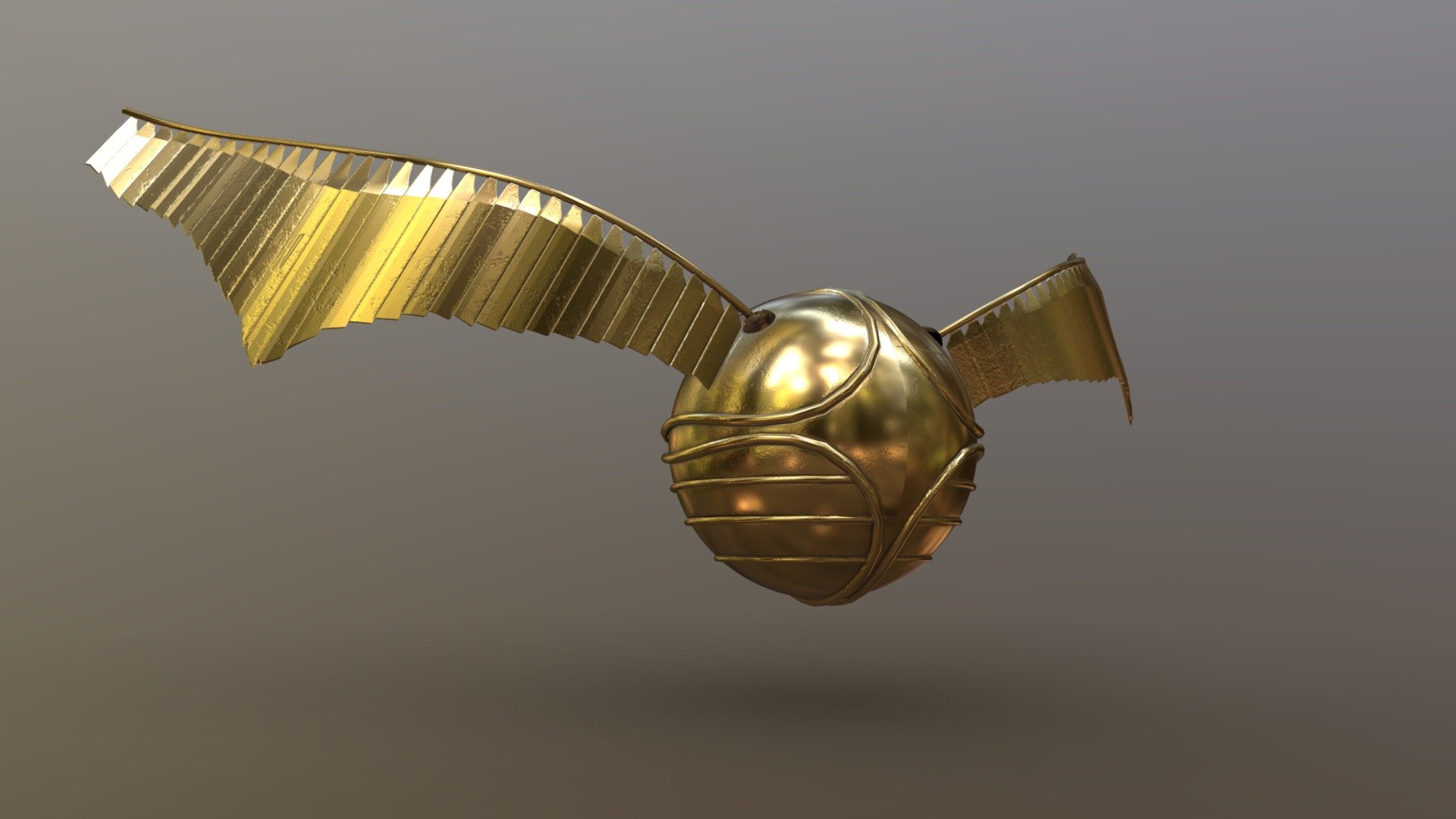 Harry potter -Golden snitch - Download Free 3D model by Abhijit Dabhi ...