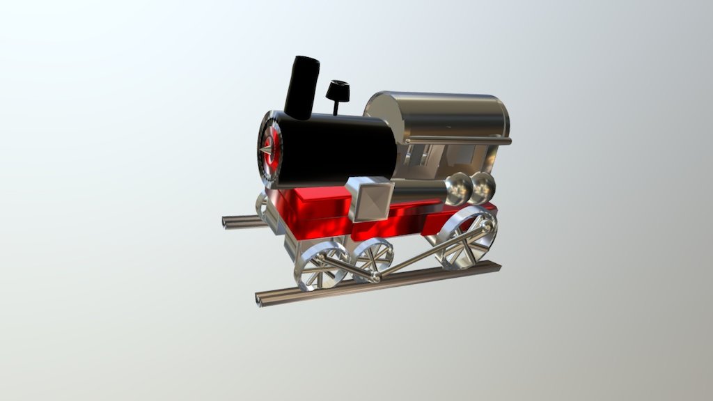 Toy Train - Download Free 3D model by kabage [5f16f85] - Sketchfab
