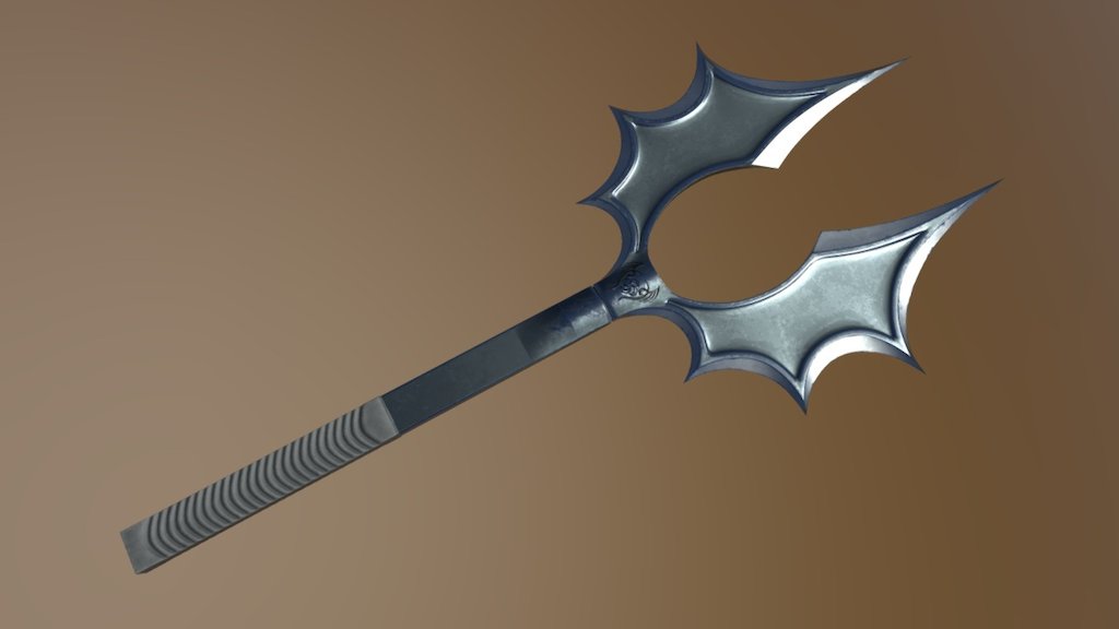 Bat wings axe - 3D model by tomaszc [5f1701e] - Sketchfab