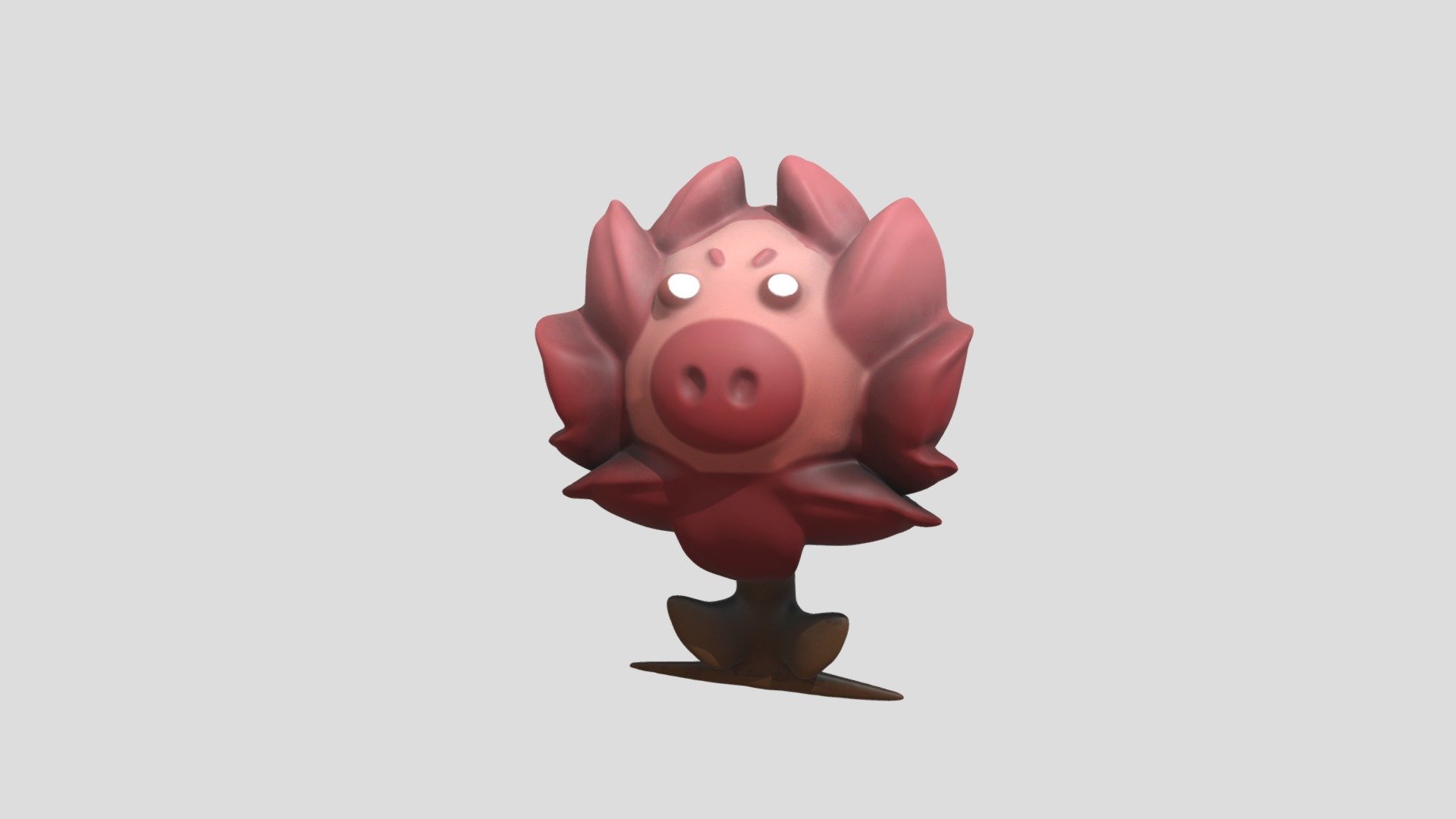 21116205 pig flower - Download Free 3D model by s21116205董妤軒 ...