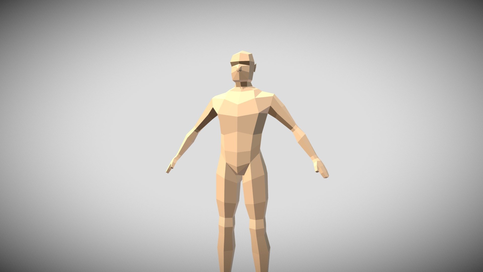 Base Mesh for Human. Low Poly - Download Free 3D model by VMgershom ...