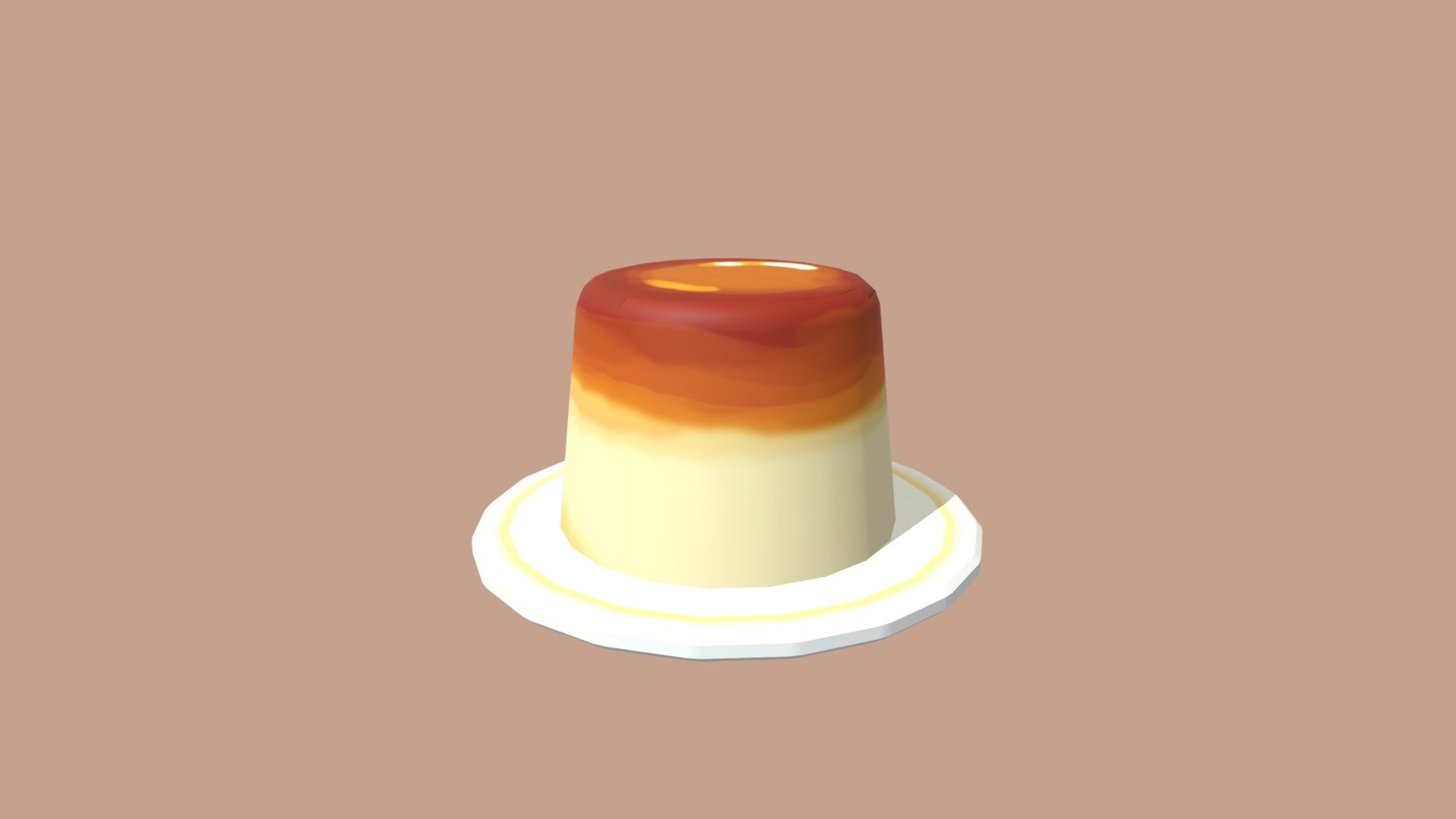 Pudding - 3D model by Citrus (@citrusfriendd) [5f1c304] - Sketchfab