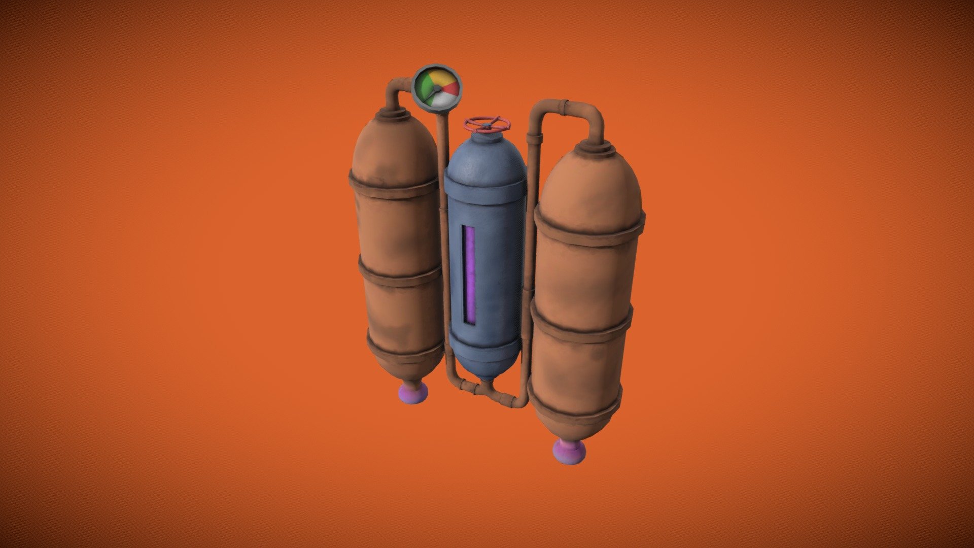 Steampunk Jetpack - 3D model by oscar.parr.331 [5f1c6c3] - Sketchfab