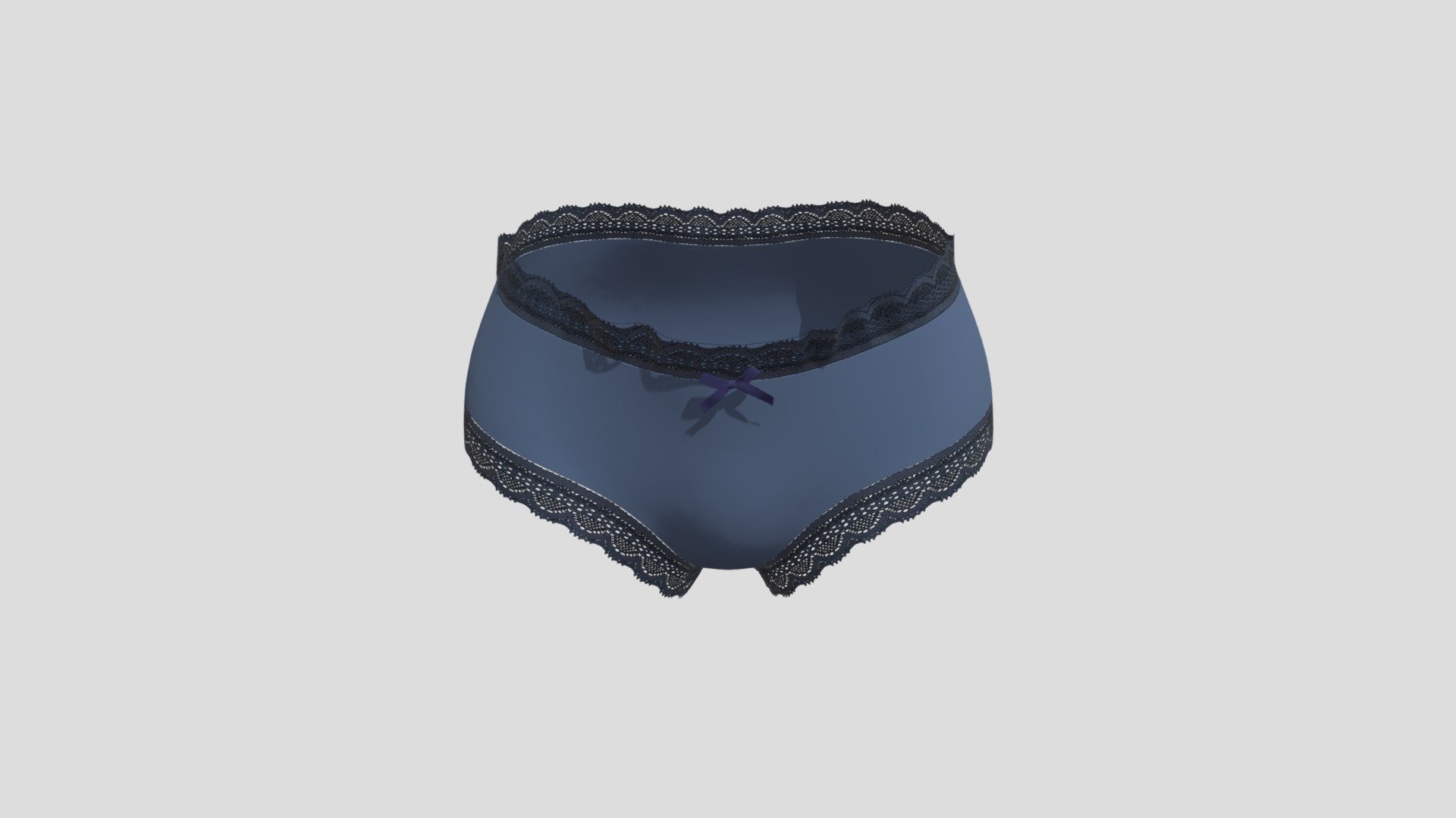 Calzon Algodón Encaje Intime - Buy Royalty Free 3D model by rendermodel ...