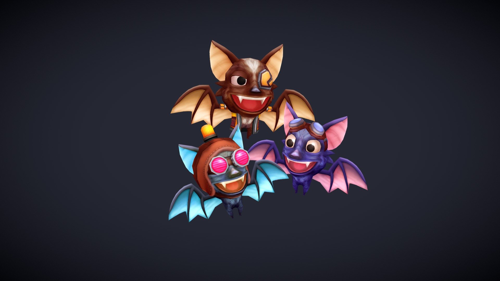 Desert Bat Gang - 3D model by LingoLango [5f1c8c4] - Sketchfab
