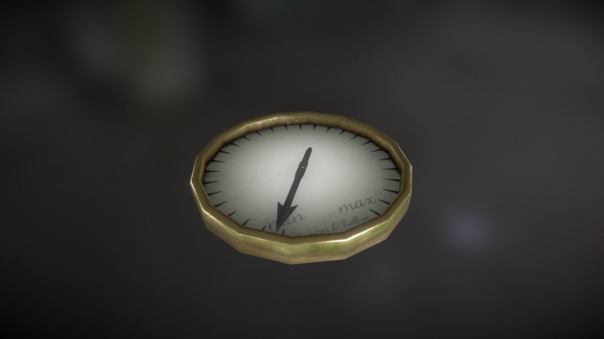 Simple Pressure Indicator - 3D model by thekadani [5f1d025] - Sketchfab