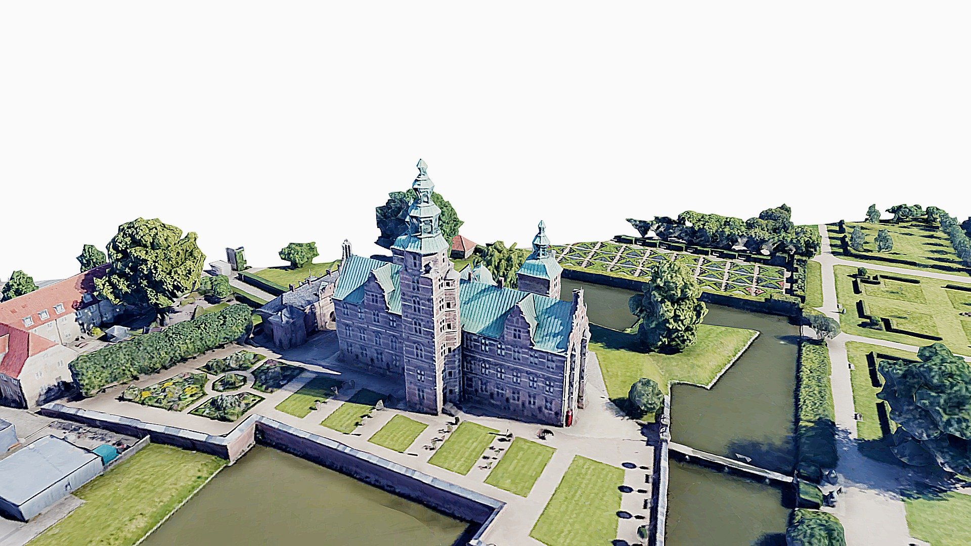 Rosenborg Castle,palace,Copenhagen,scan,map - 3D model by SENSIET ...