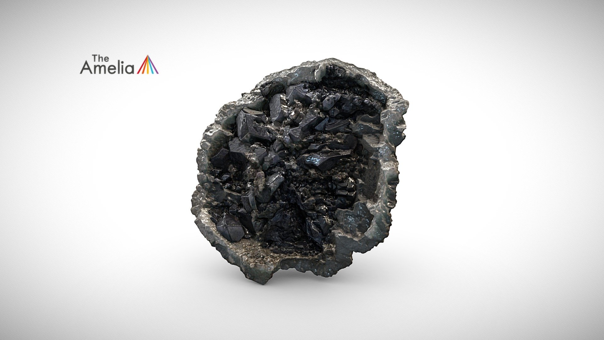 Galena with baryte - 3D model by The Amelia (@TheAmelia) [5f1d602 ...