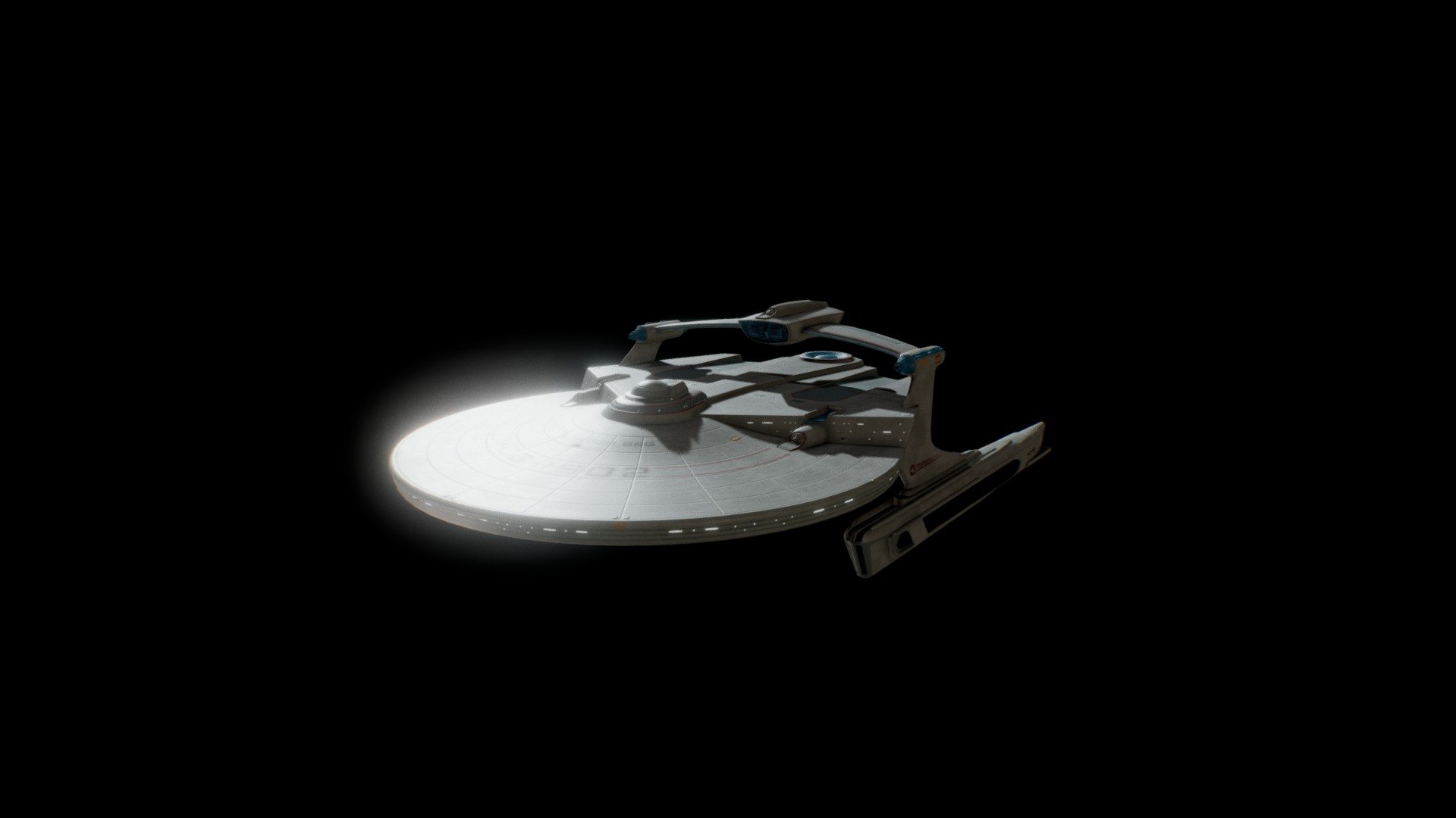 Star Trek Miranda-class - texturing 50% complete - 3D model by Robear ...