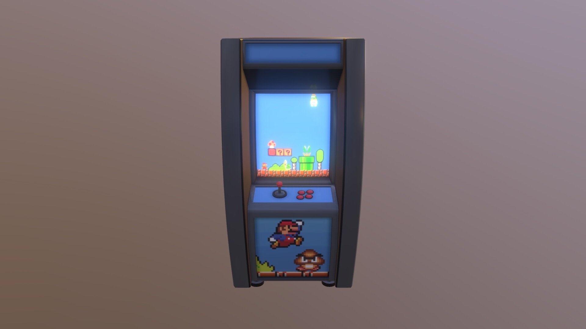 Arcademaschine Mario - 3D model by Matthias Bos (@220566) [5f1e4a9 ...