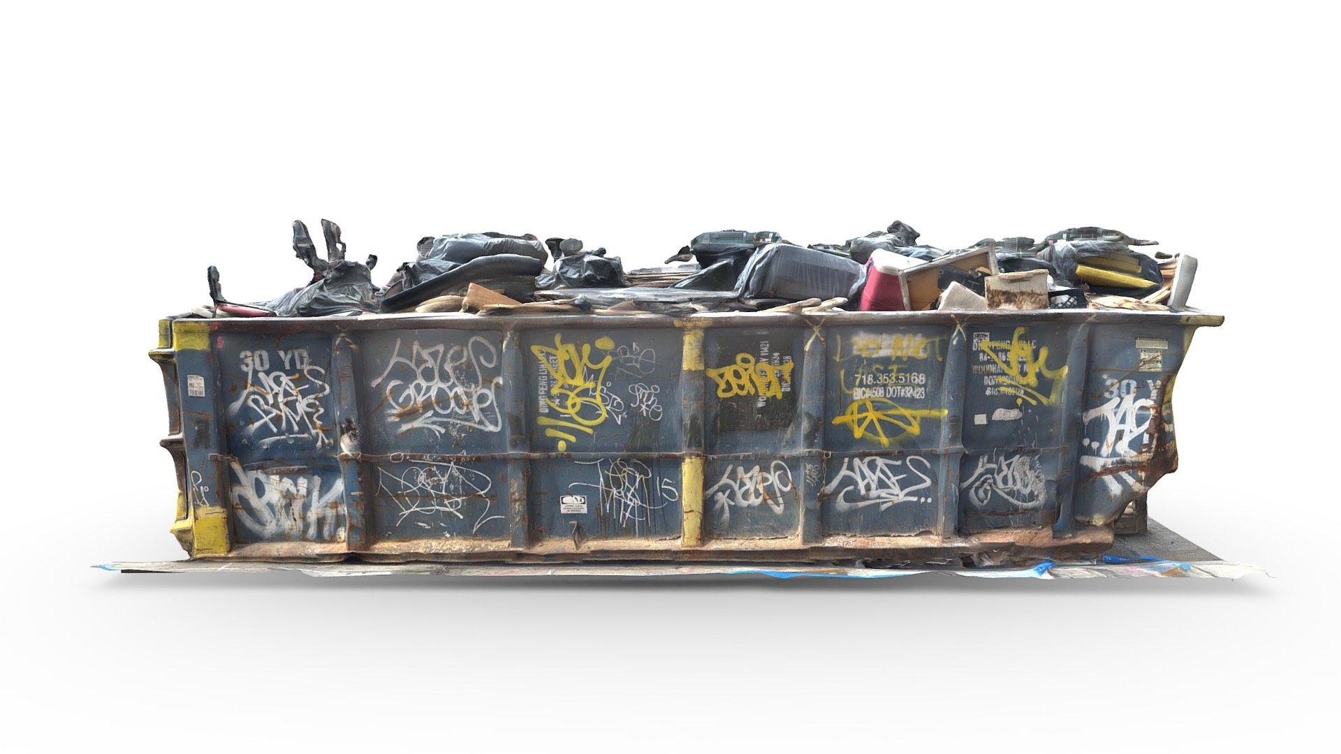 Day 52: Well Worn Dumpster - 3D model by Stuart Rosenberg (@s2rosenberg ...