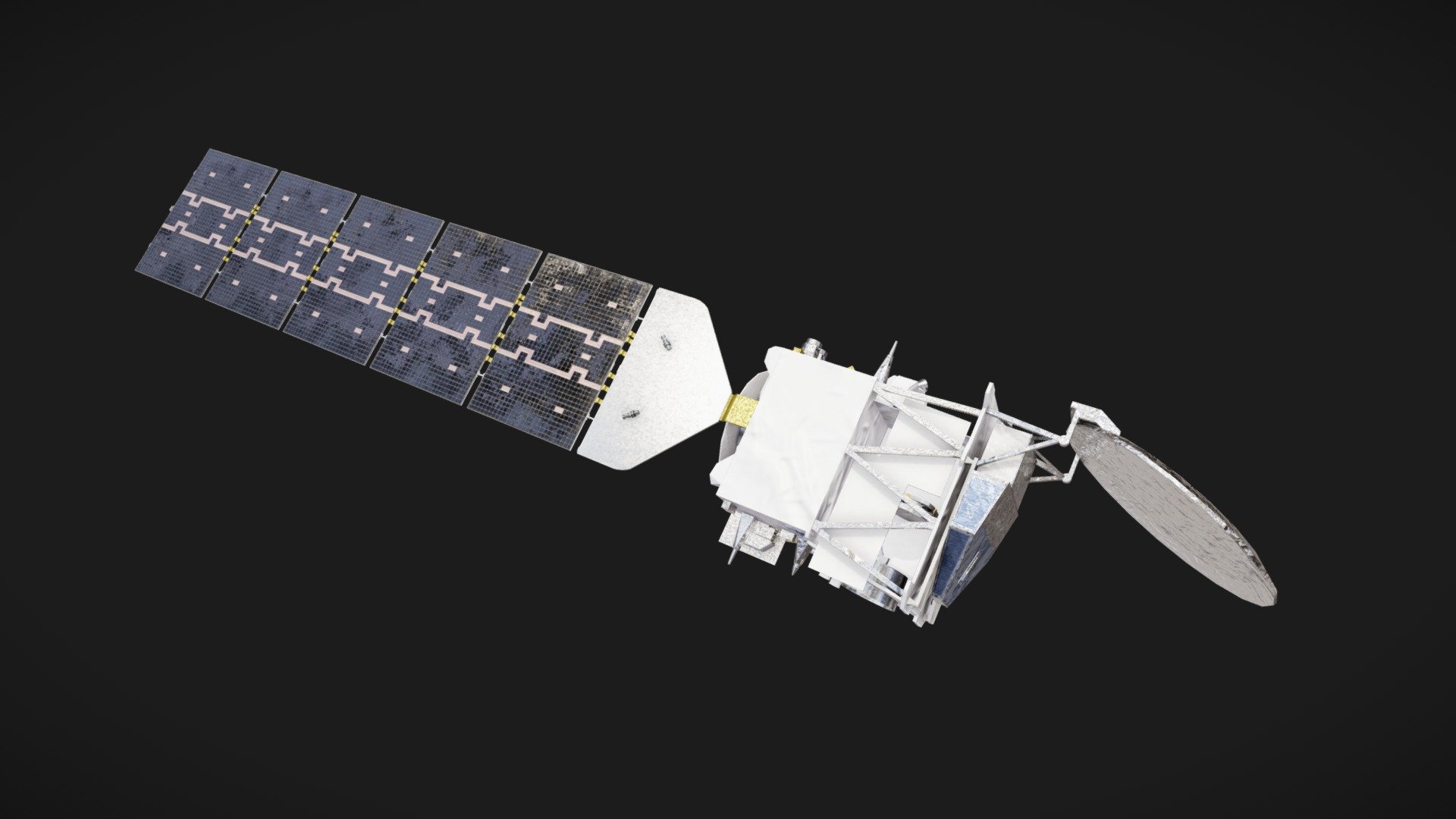 Earth Care Satellite - 3D model by AndreiNastasa [5f1f2fd] - Sketchfab