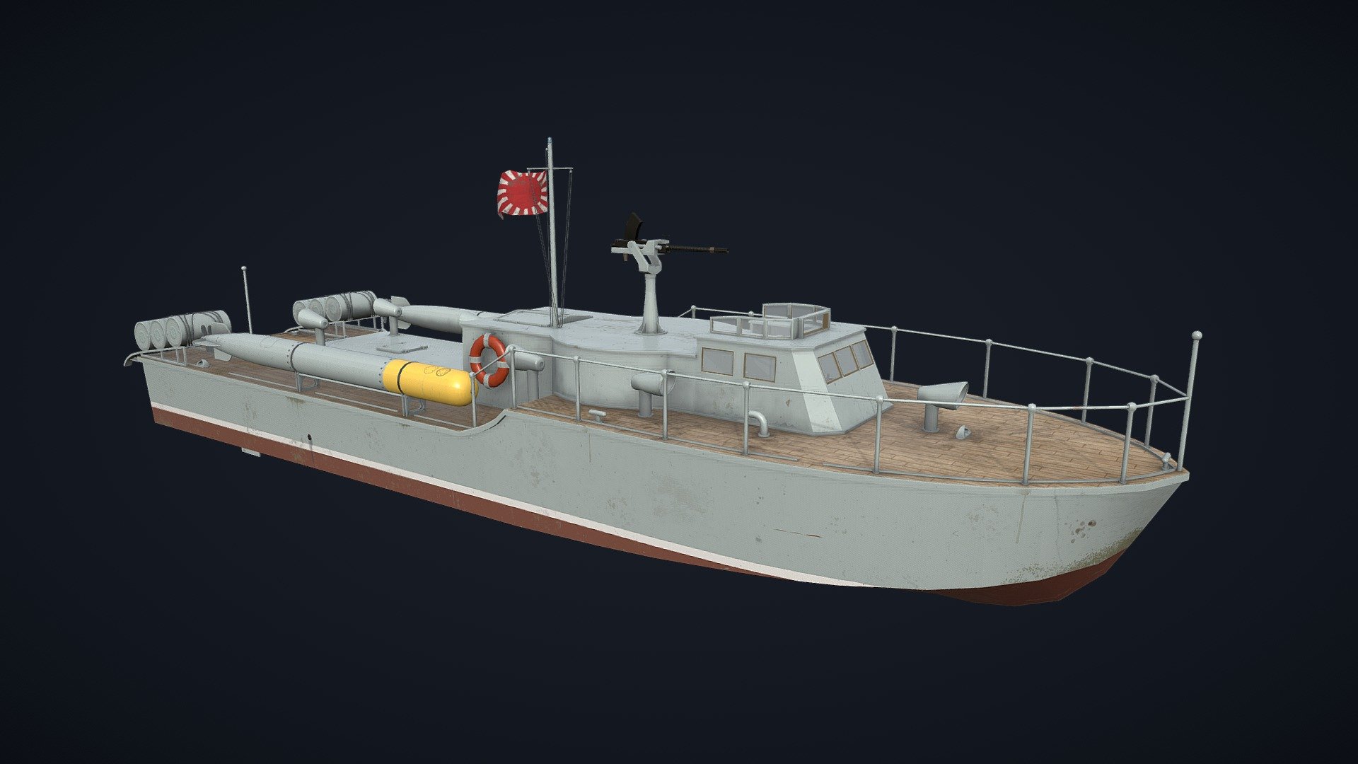 Mitsubishi T-14 Class torpedo boat - 3D model by fireplaceface64 ...