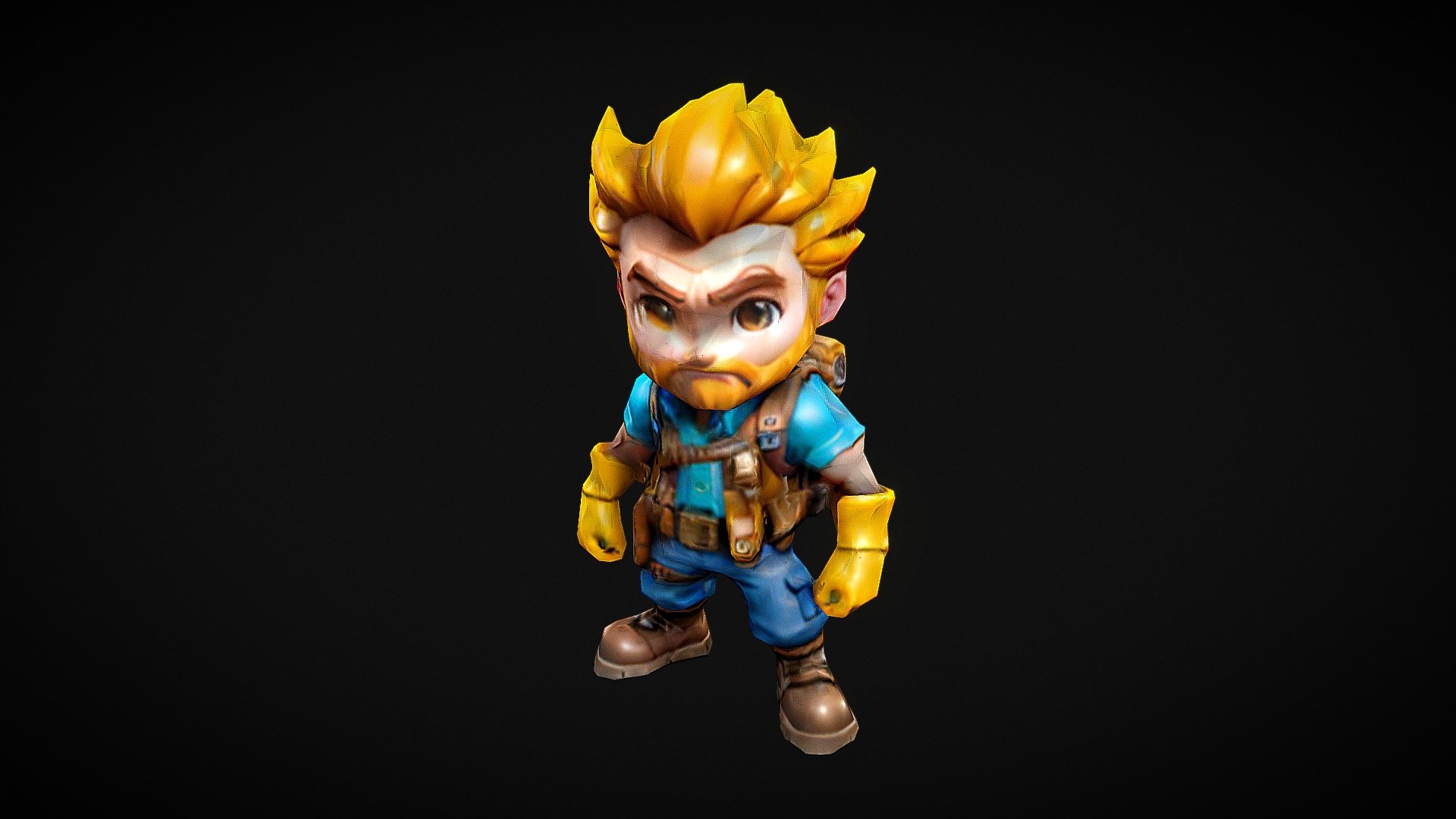 The Last Line: Flick, a cartoon-like animated ch - Download Free 3D ...