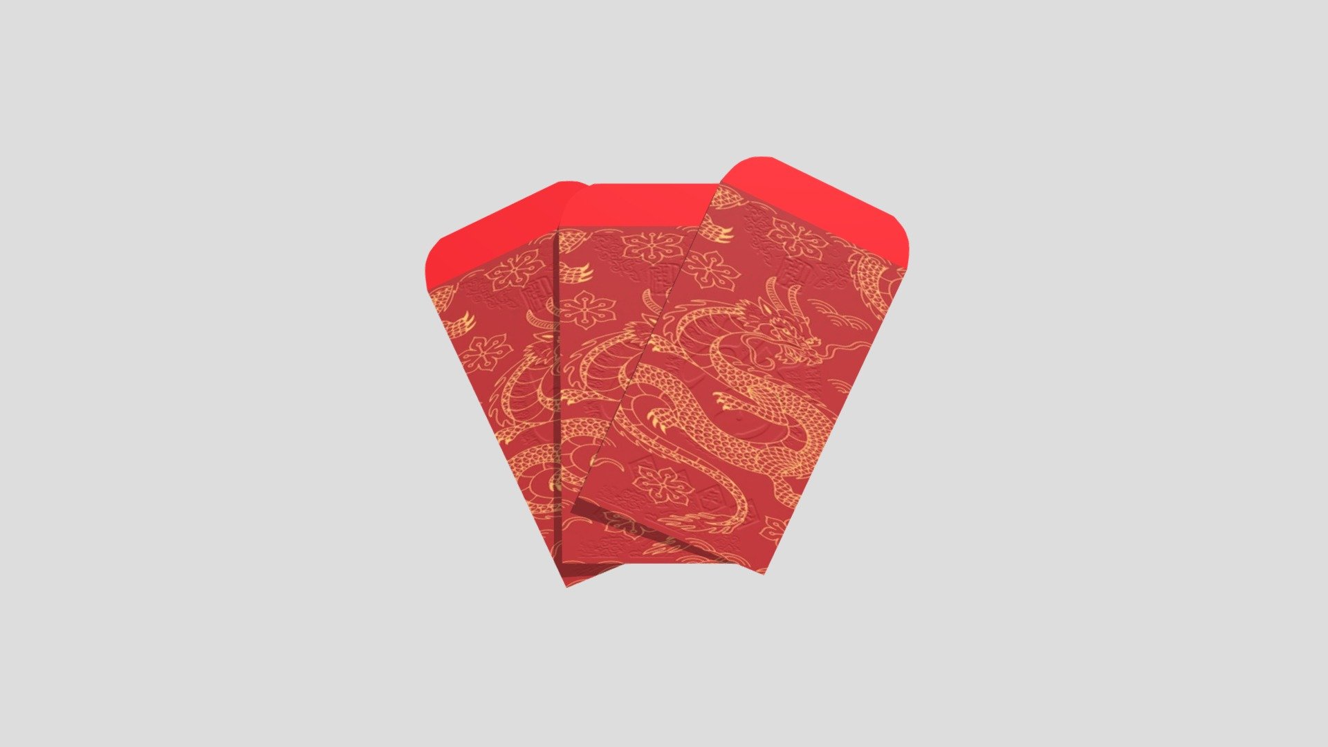 Hong Bao / Red Packet - Download Free 3D model by clarence_Kuzuki ...