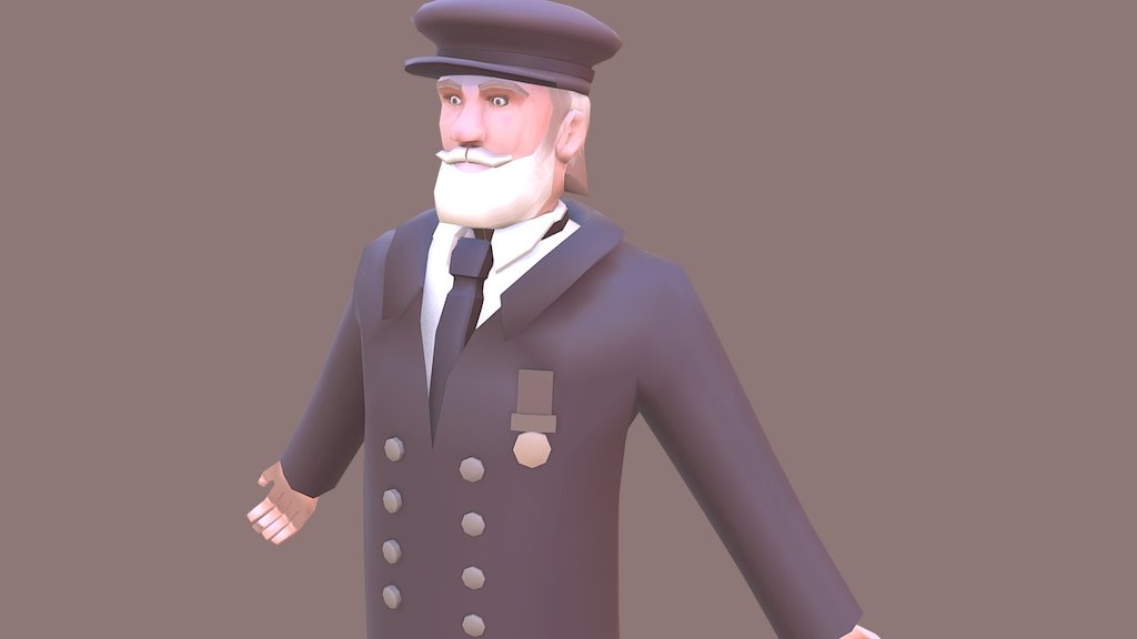 Captain WIP - 3D model by Sara Calzada (@saracalzada) [5f20fa5] - Sketchfab