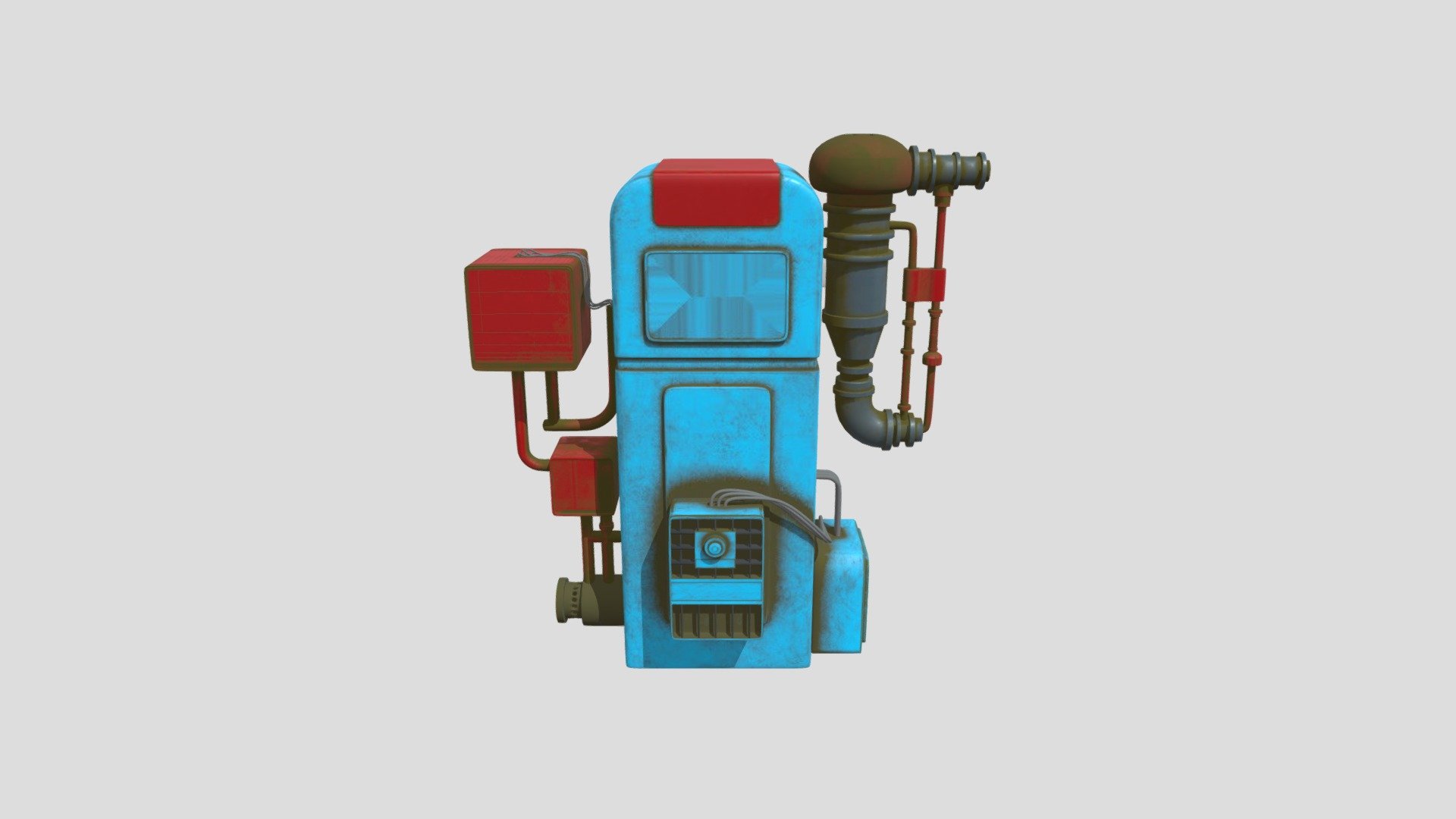 Old Factory Machine - Download Free 3D model by AhRabbi [5f20fe1 ...