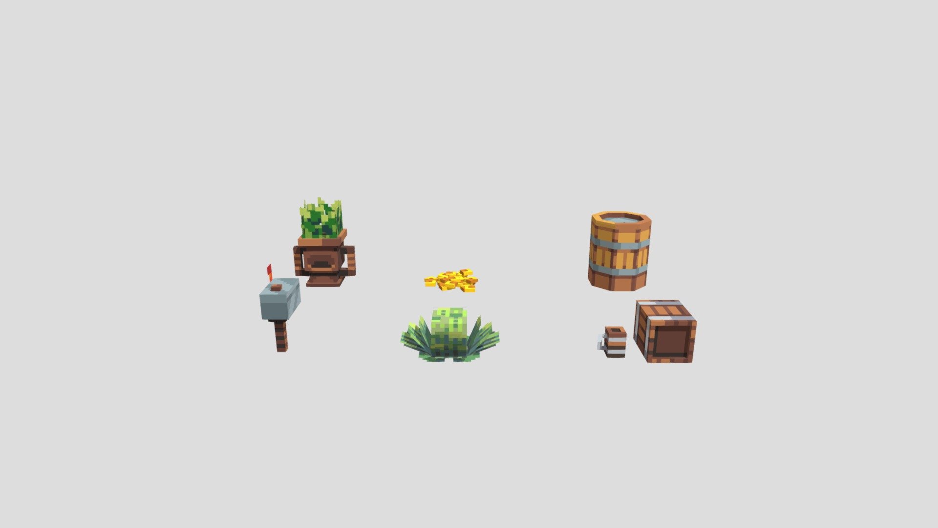 Miscellaneous Pack #2 - 3D model by MC-Shop (@Mycri) [5f217fd] - Sketchfab